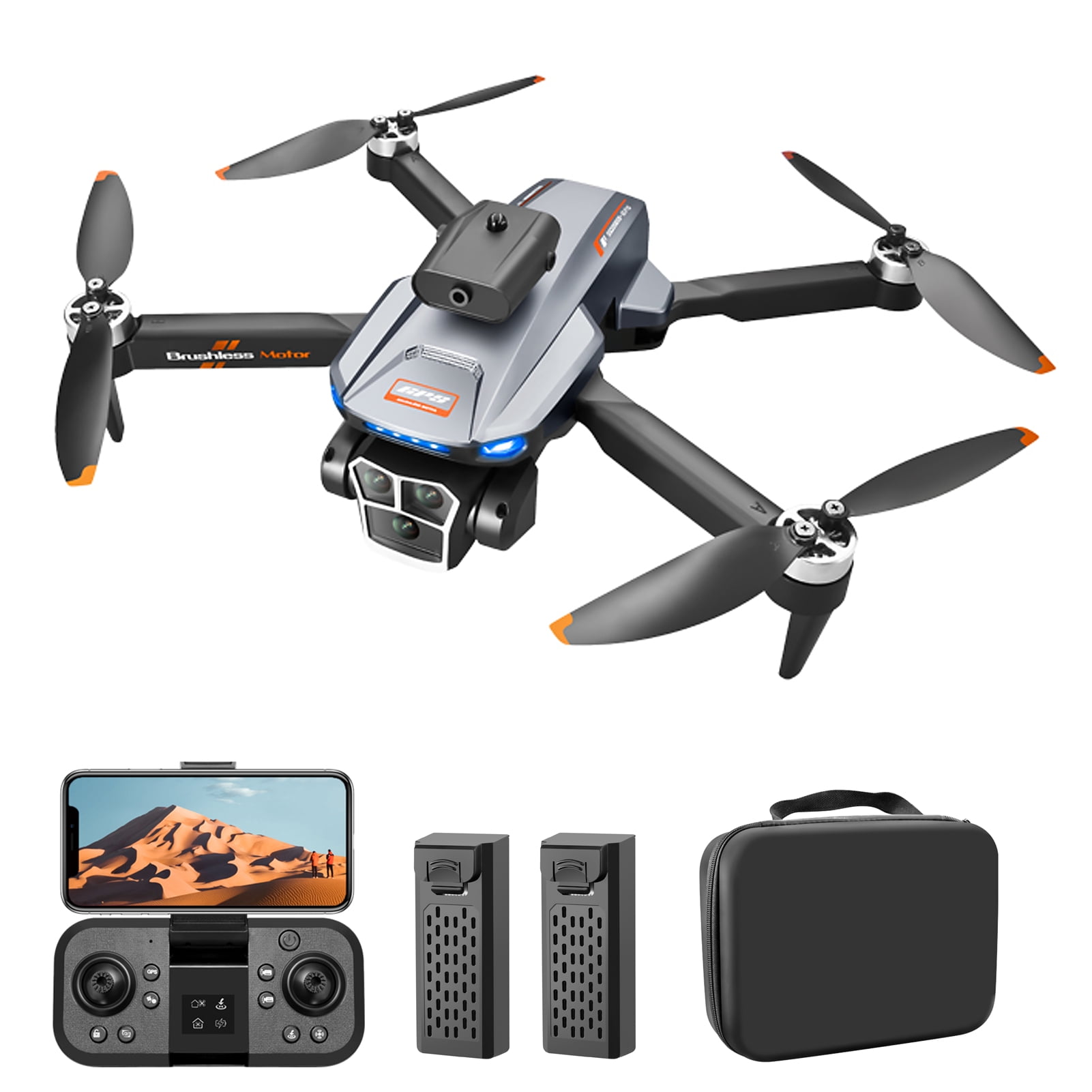 Airplanes GPS Quadcopter With 8K Dual Camera, Mini Plane Toy With Auto ...