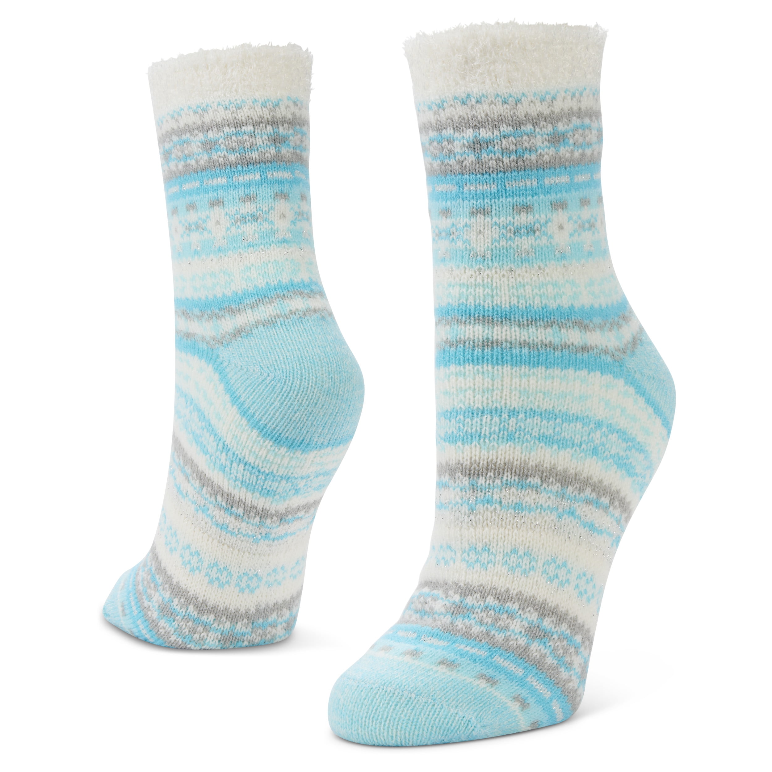 Airplus 2024 Double Layer Crew Sock Frozen Fair Isle, Woman's 5-10 ...