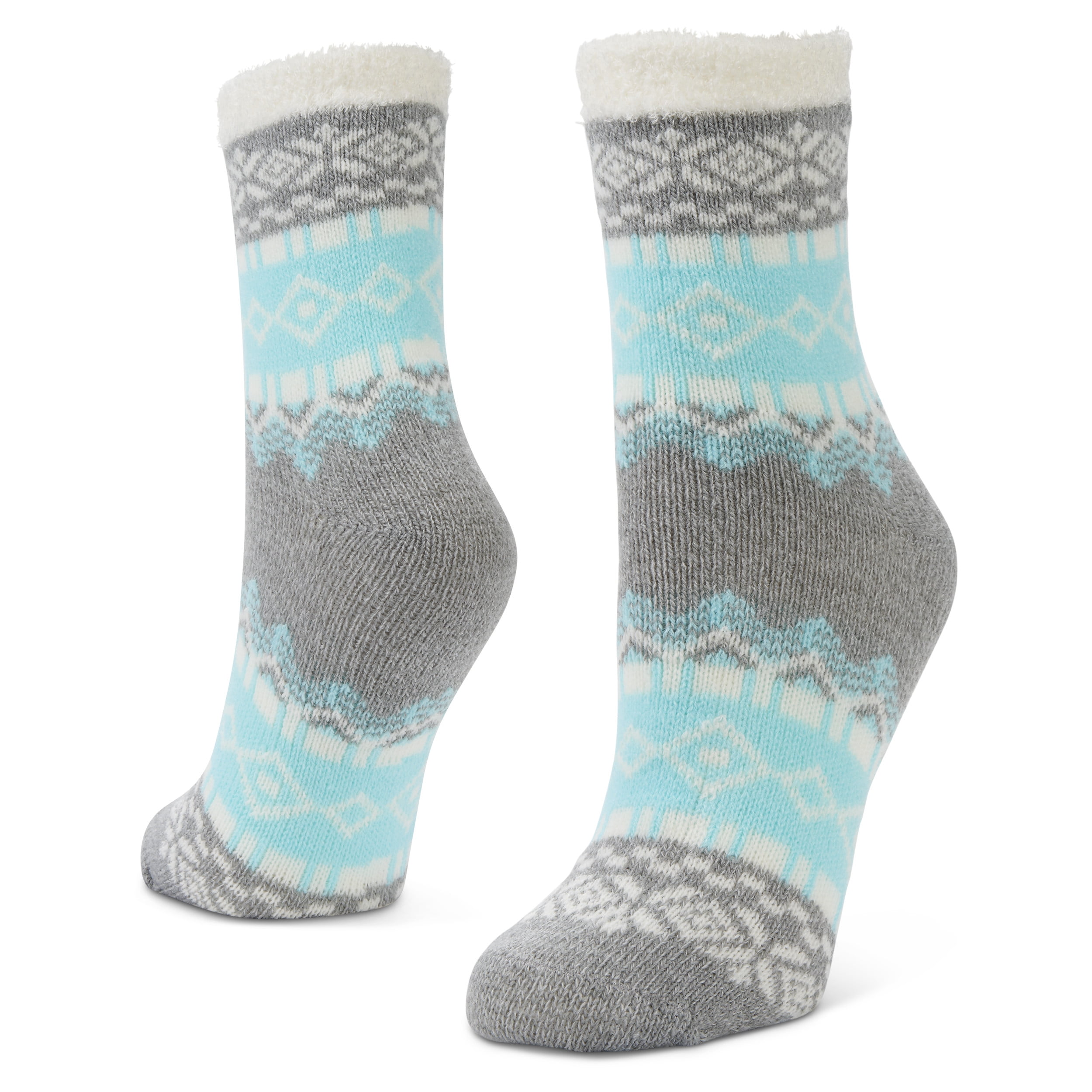 Airplus 2024 Double Layer Crew Sock Frozen Fry Fair Isle, Woman's 5-10 - Walmart.com