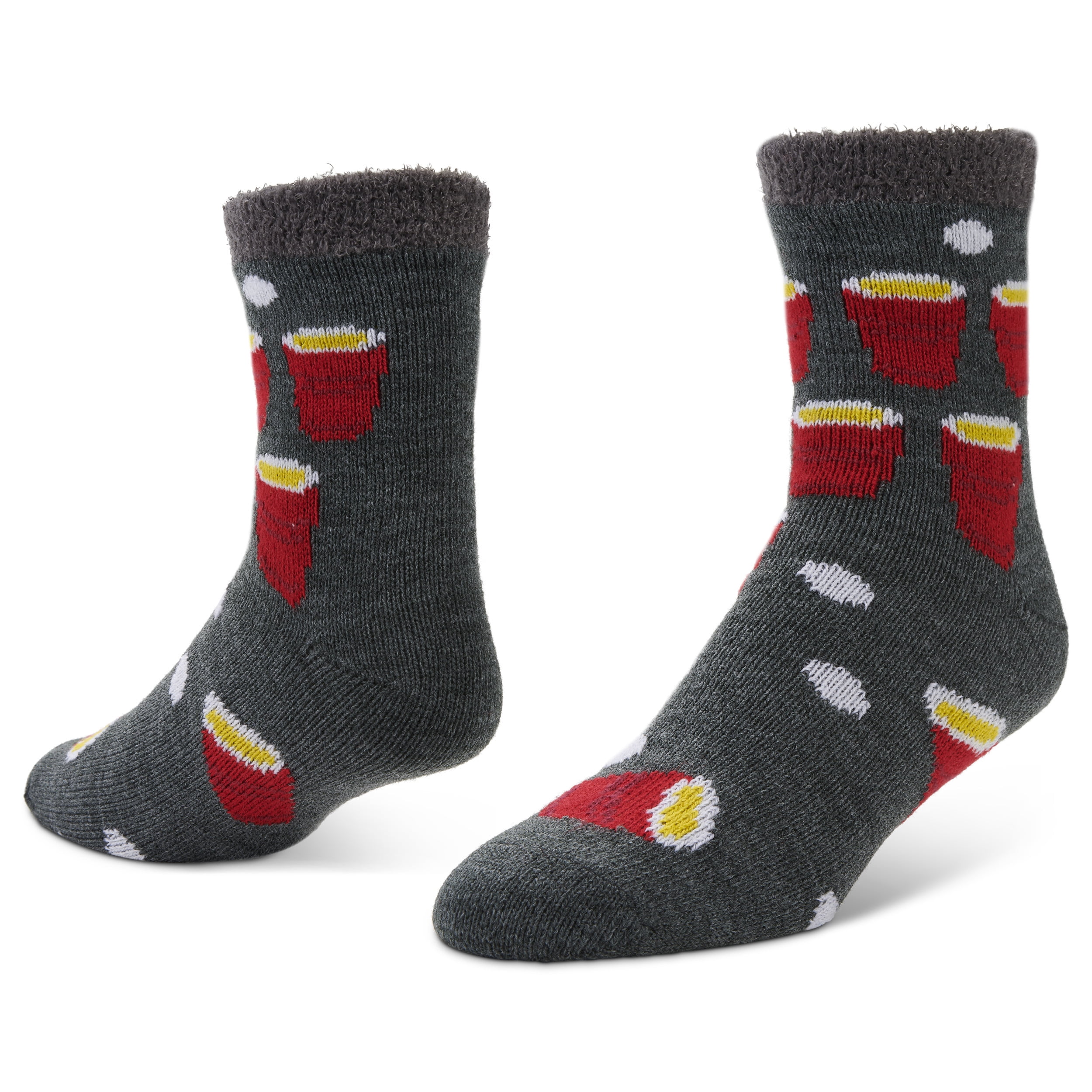 Airplus Double Layer Crew Sock, Grey Beer Pong, Men's Size 8-12.5 - Walmart.com