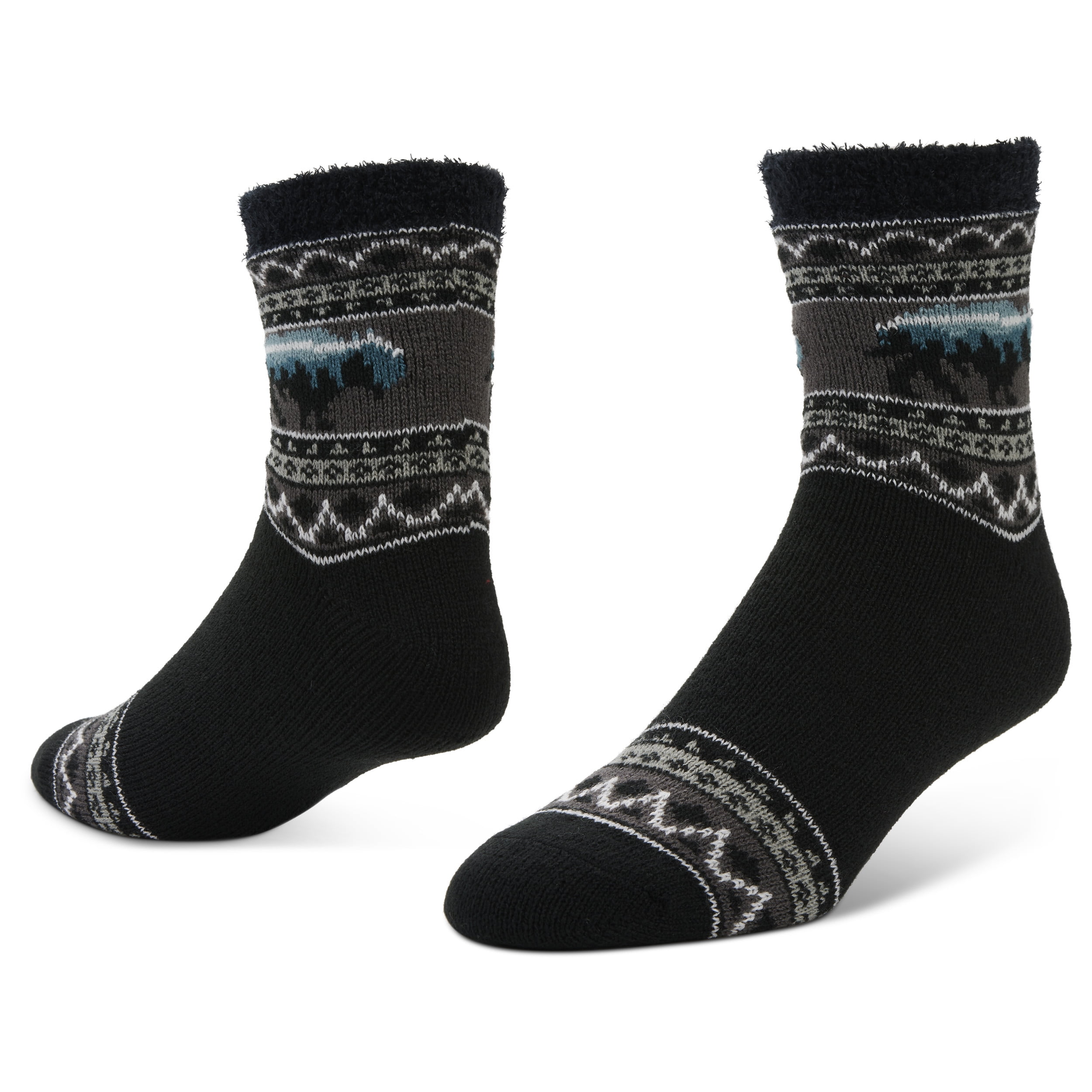 Airplus Double Layer Crew Sock, Black Bison, Men's Size 8-12.5 - Walmart.com