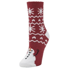 Fuzzy Christmas Socks