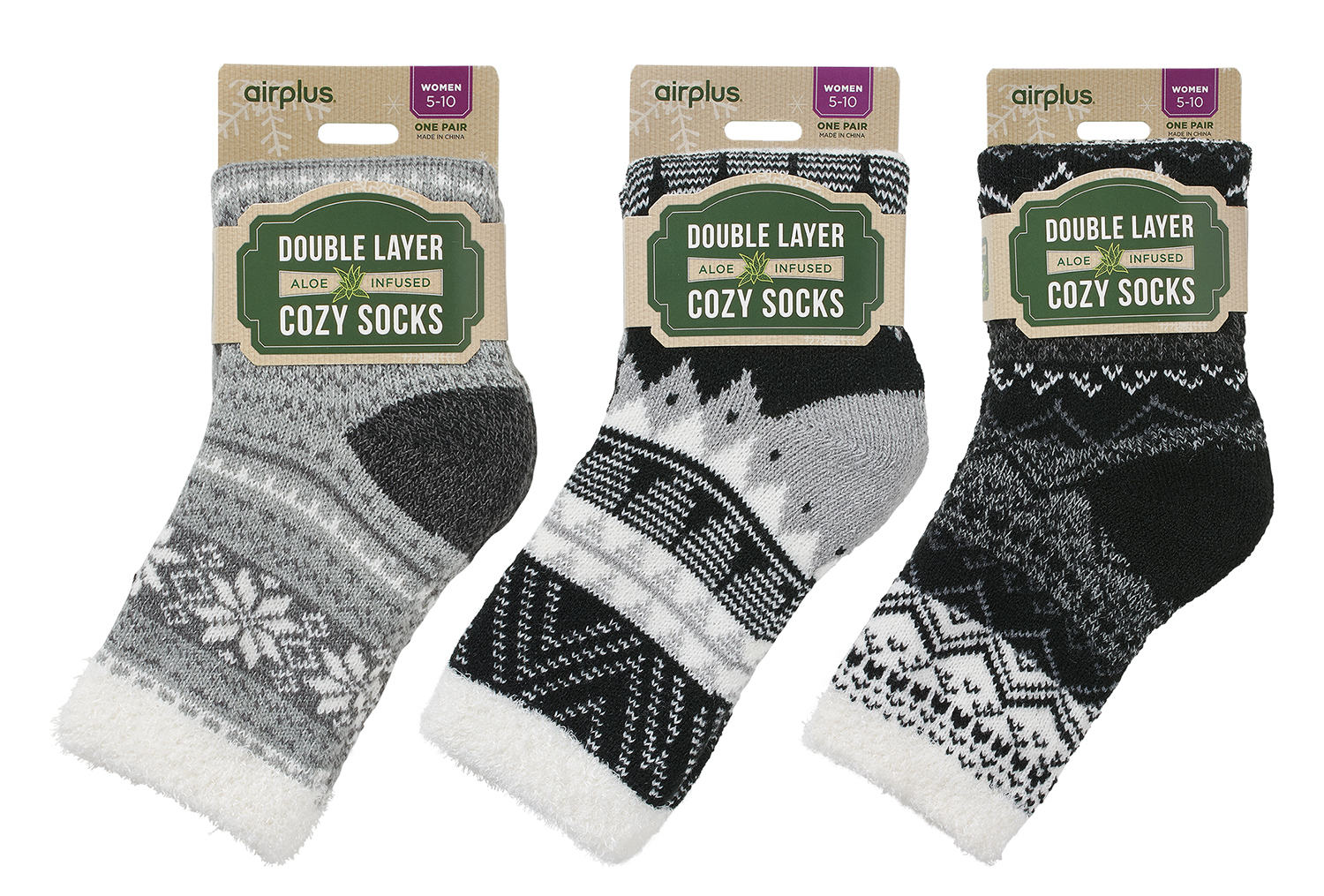 Muk Luks Women's Cabin Socks, 2-Pack - Walmart.com