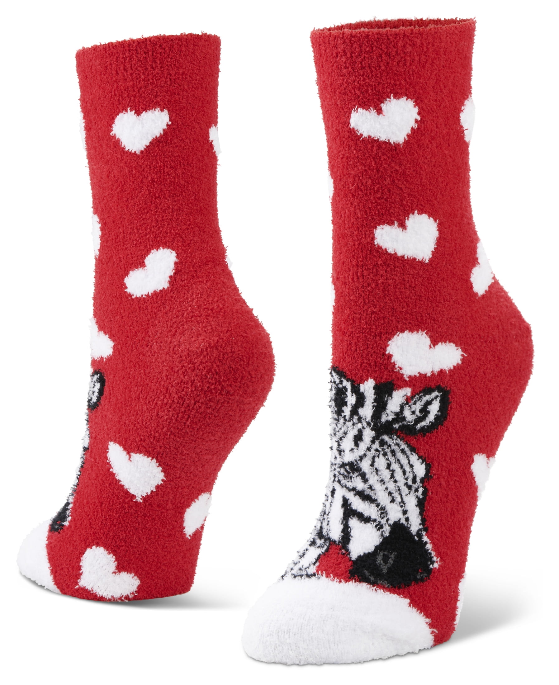 Airplus Spa Crew Zebra Socks - Walmart.com