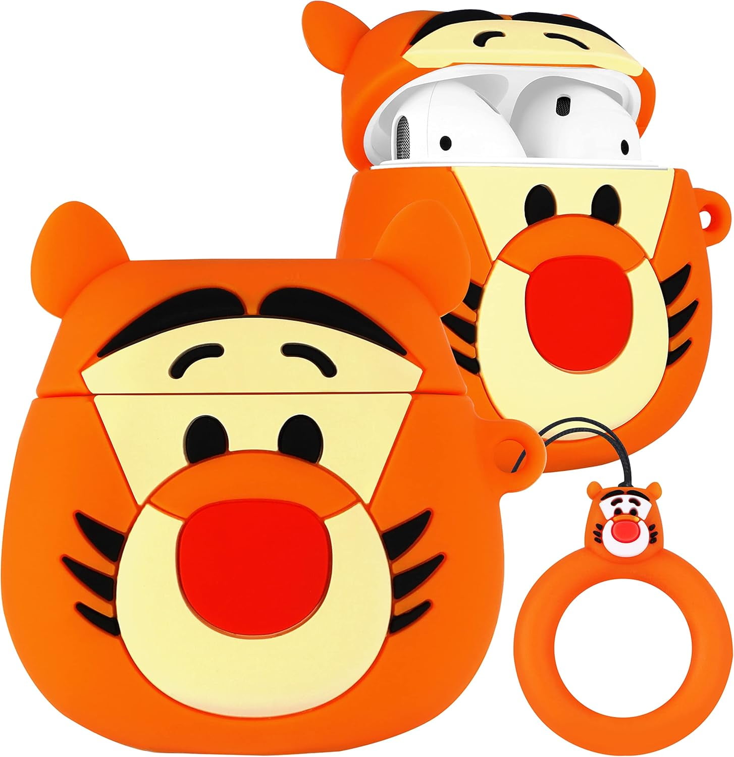 for Airpod 1&2 Case Cute Cartoon 3D Soft Silicone Air Pods Funny Cover ...