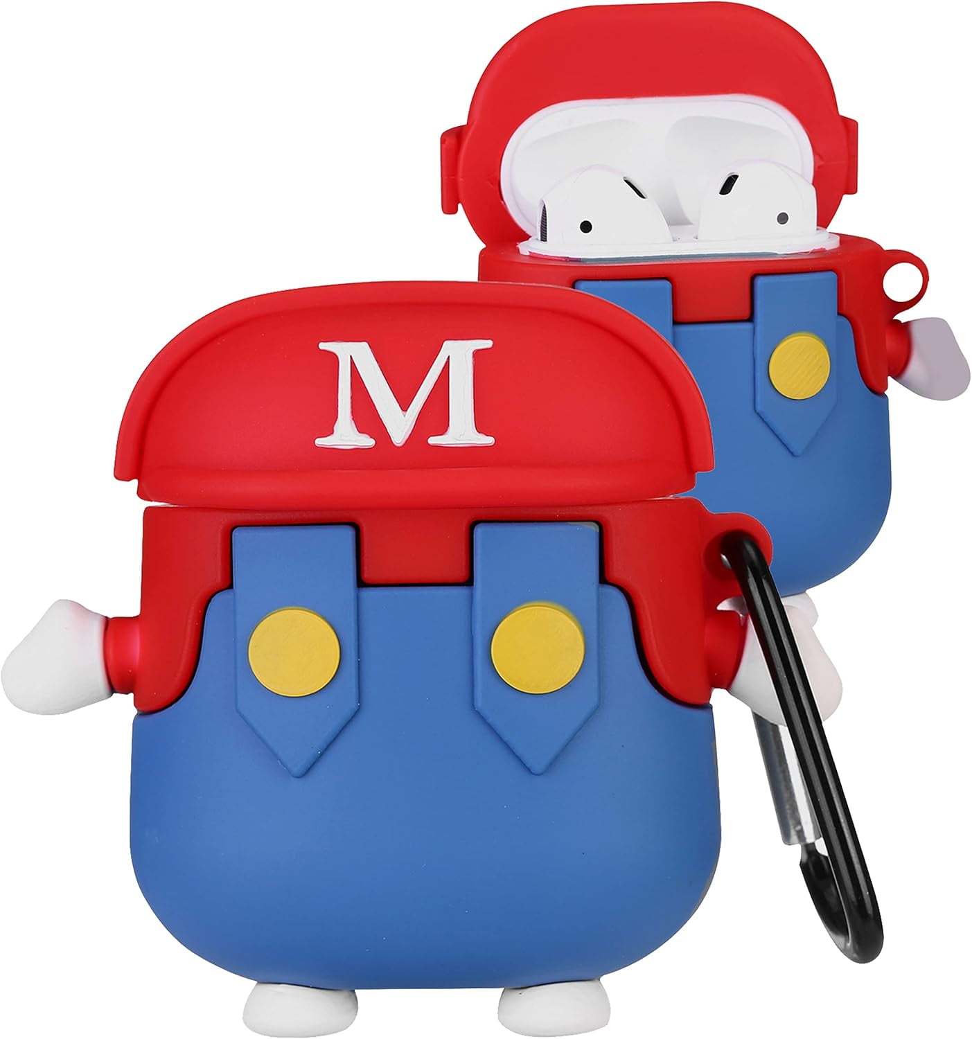 for Airpod 1&2 Case Cute Cartoon 3D Soft Silicone Air Pods Funny Cover ...