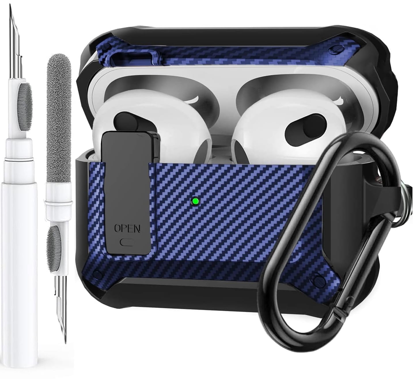 Airpods 3rd Generation Case with Lock & Cleaning Kit, OTOPO Rugged ...