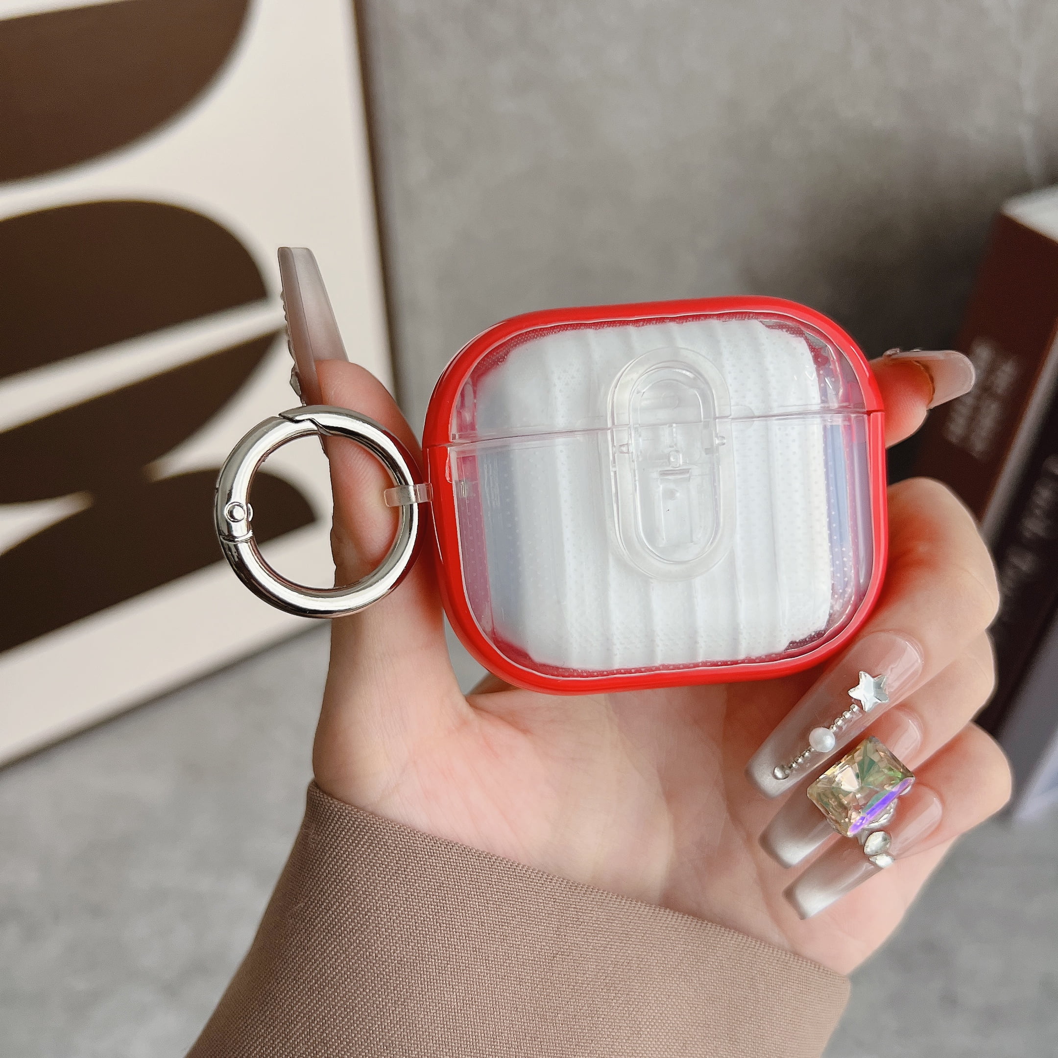 for Airpods 4th Gen (2024) Case with Drop-Proof Secure Locking, Full ...
