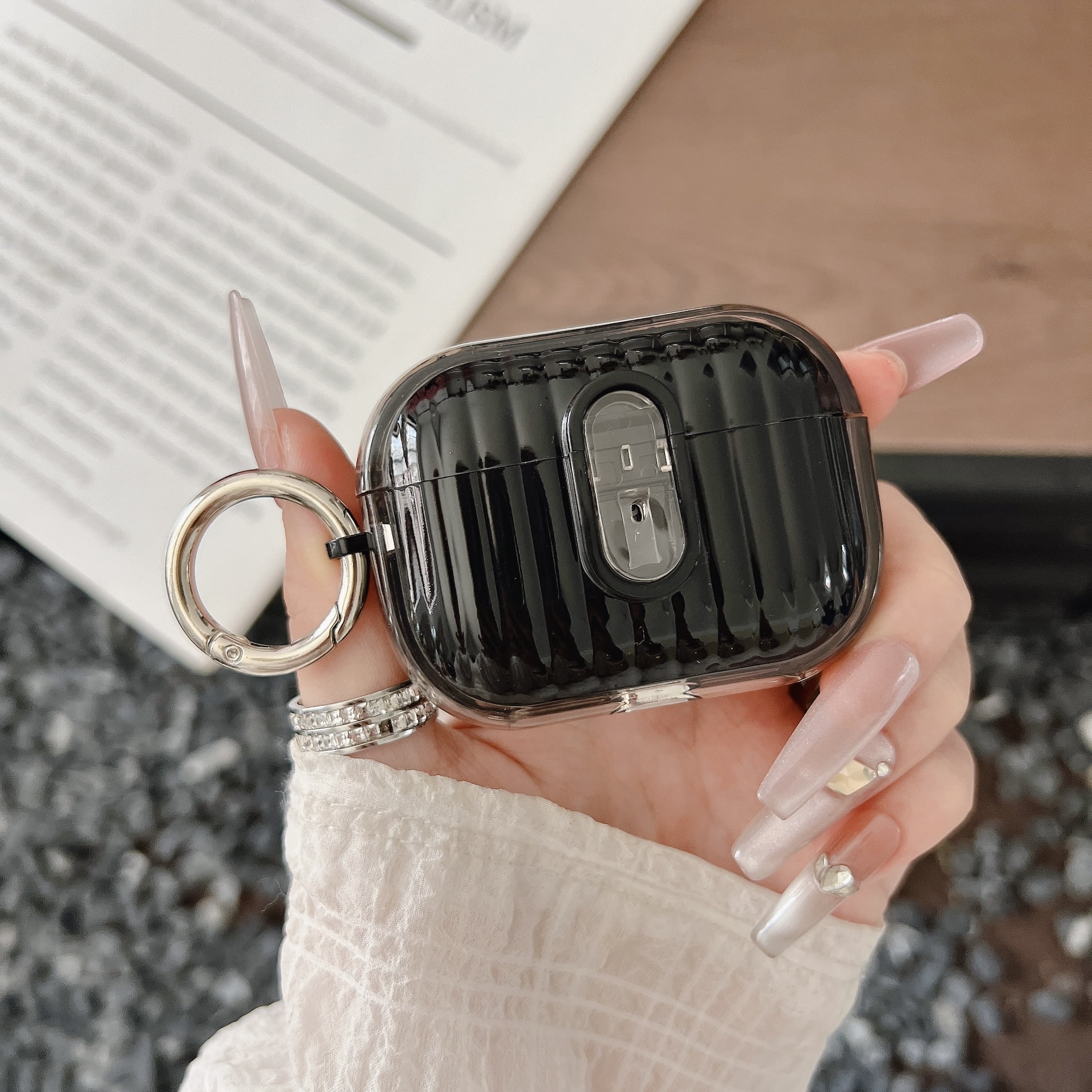 for Airpods Pro (2019) Case with Drop-Proof Secure Locking, Full Body ...