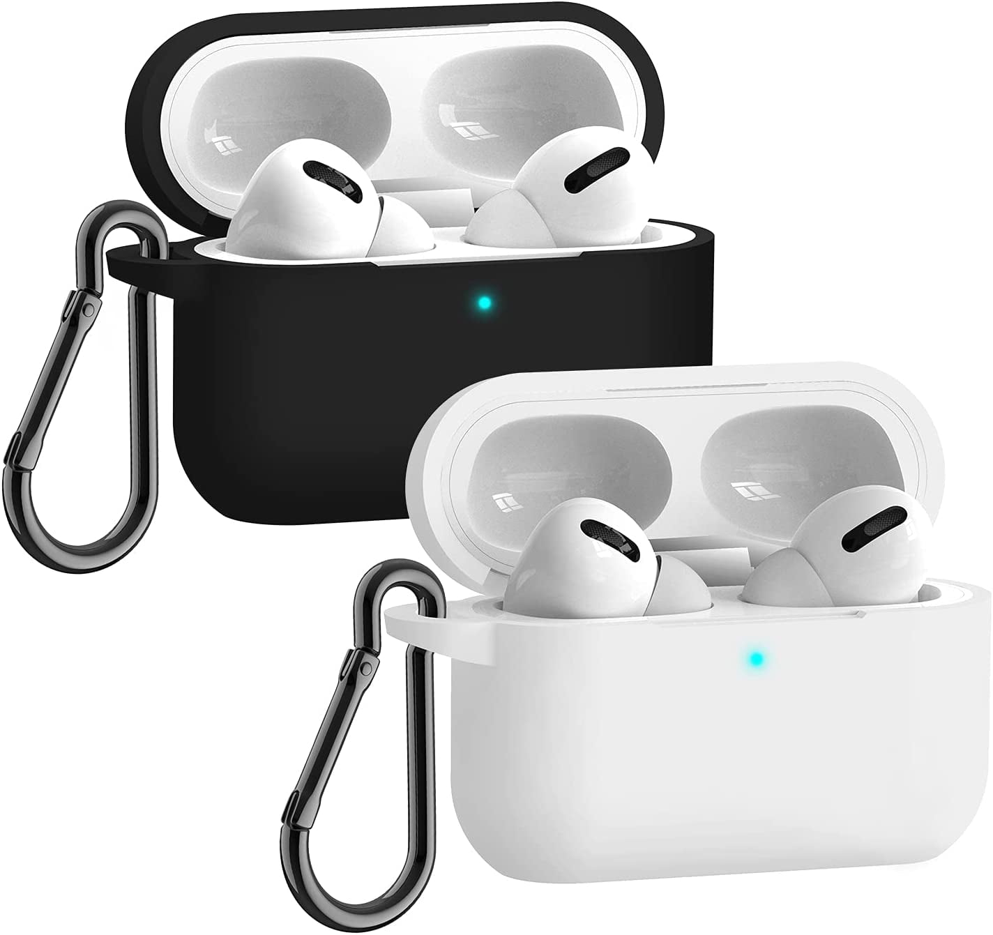 Airpods Pro Case,Apple Airpods pro Accessories Kits, [Front LED Visible ...