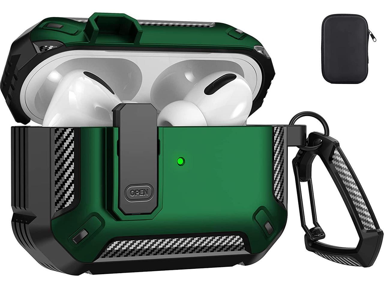 For Airpods Pro Case Cover with Lock, Airpods Pro Protective Case for ...