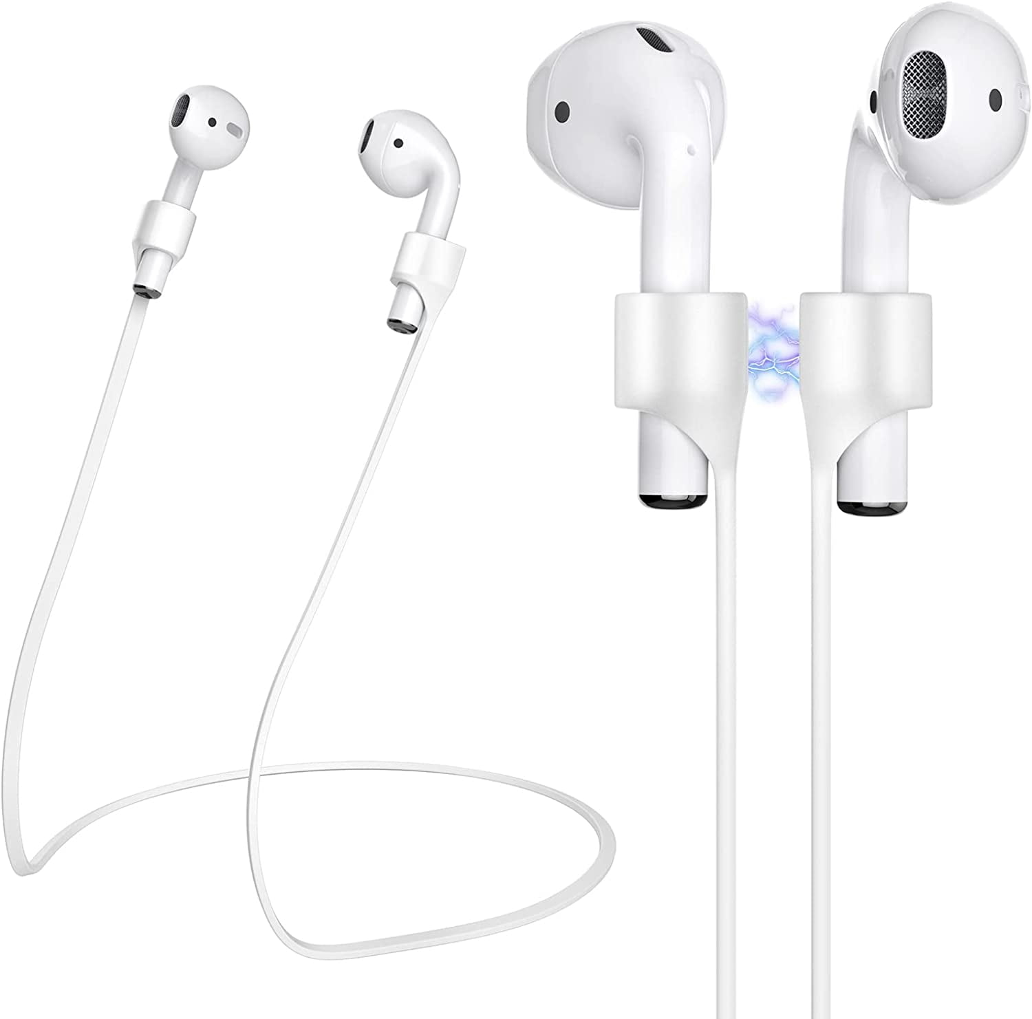 for Airpods Strap, Silicone Anti-Lost Cord Magnetic Anti-Lost Straps ...