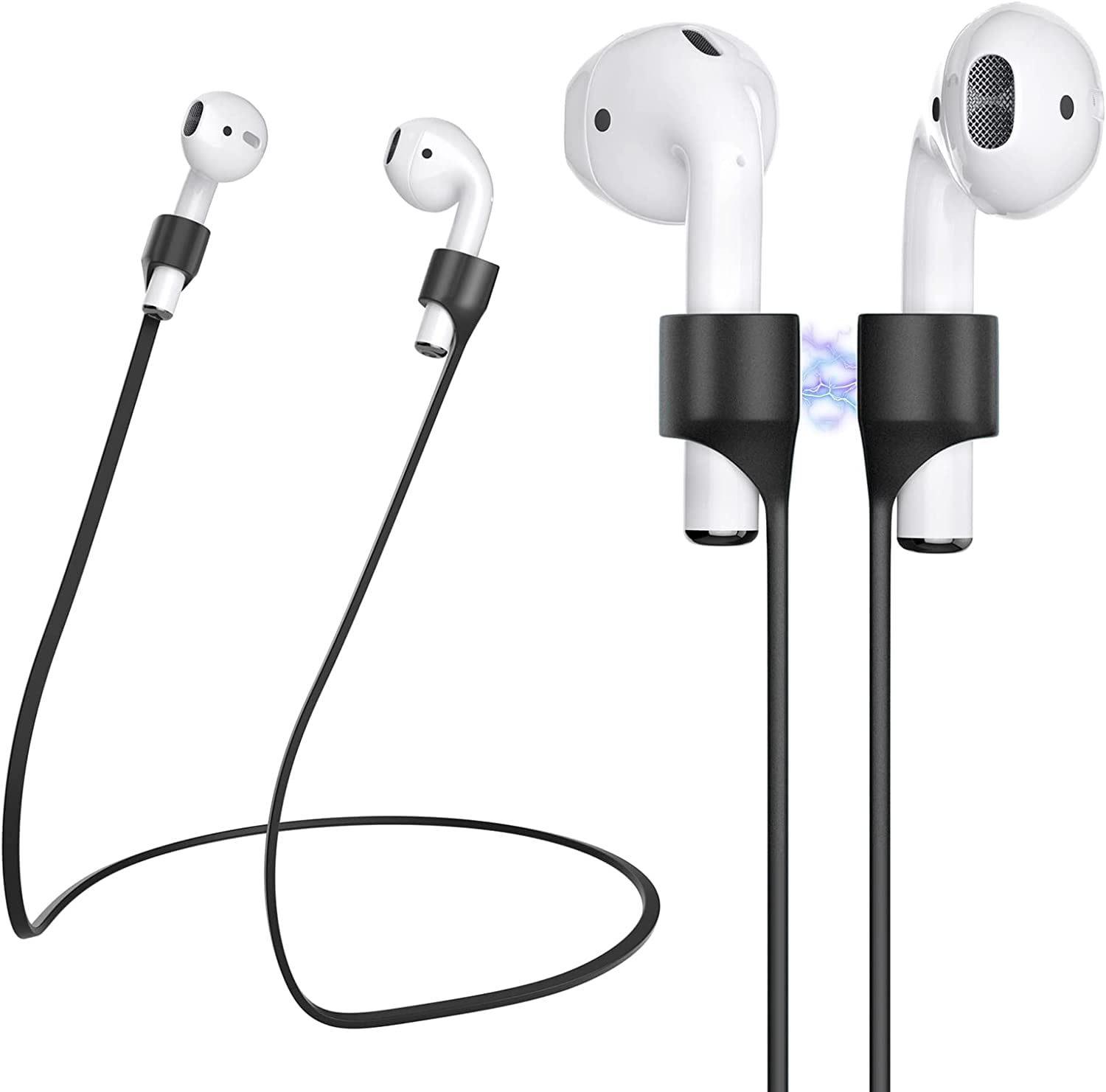for Airpods Strap, Silicone Anti-Lost Cord Magnetic Anti-Lost Straps ...