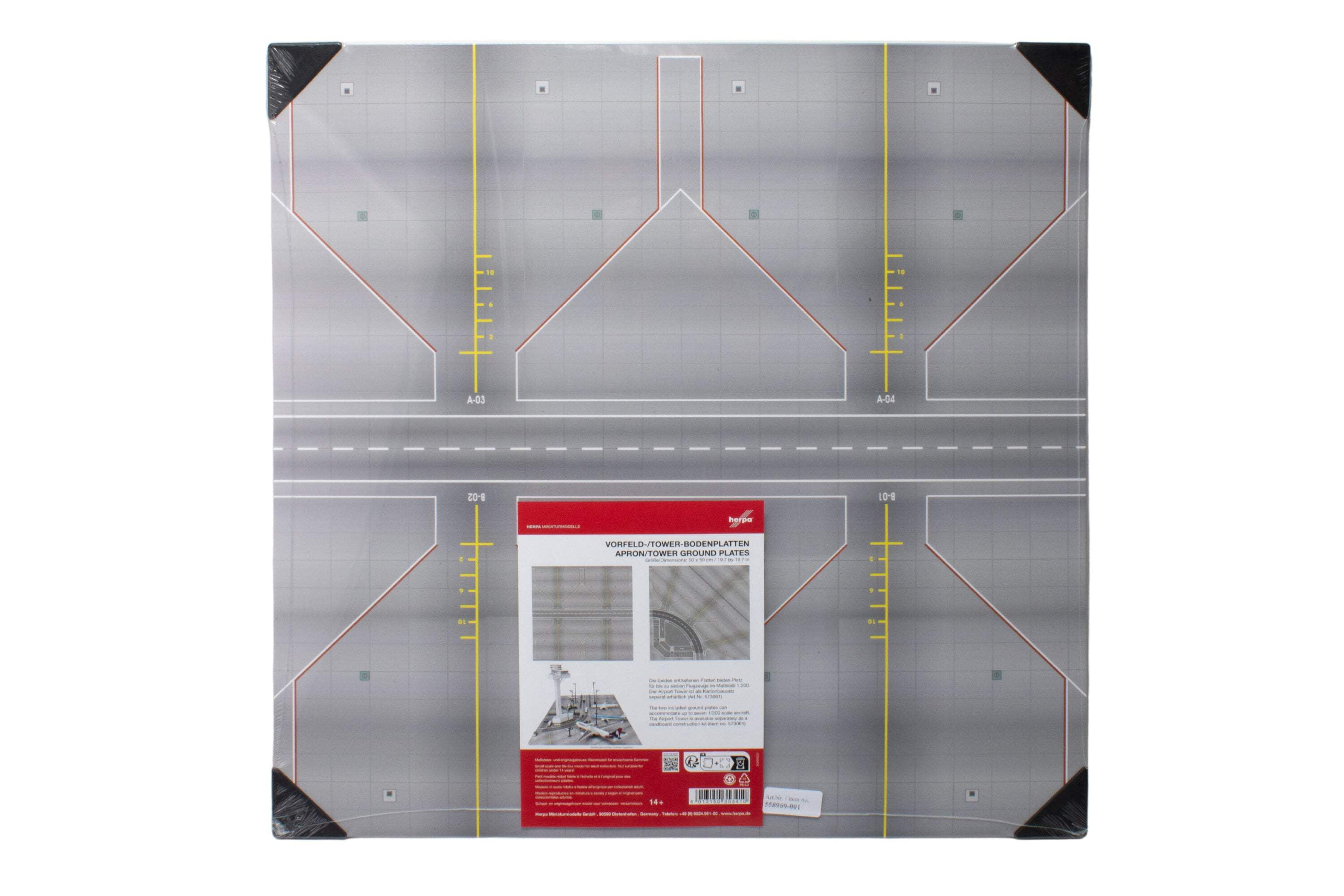Airport Apron/Tower Cardboard Ground Plates for 1/200 Scale Models by ...