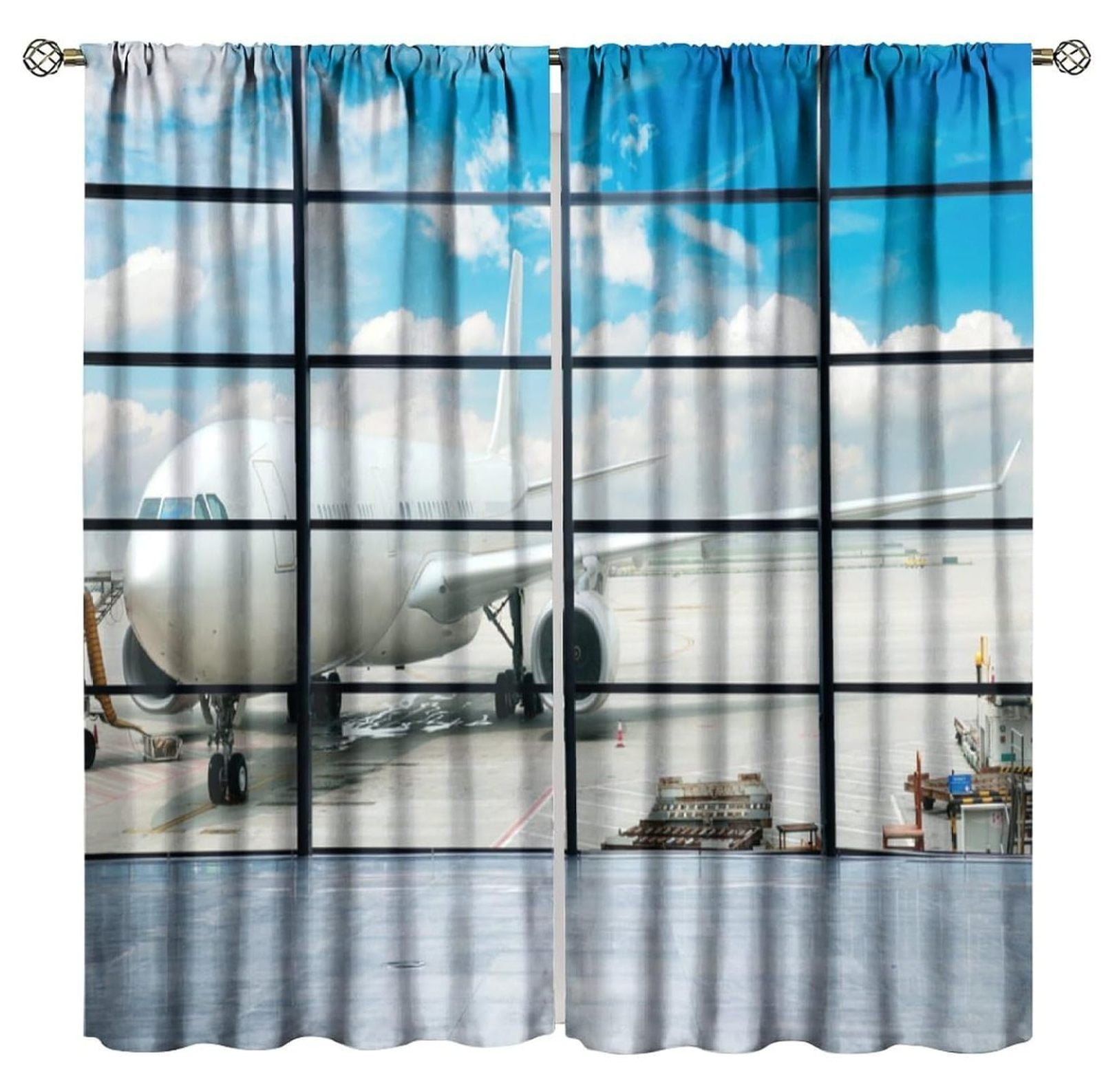 Airport Backdrop Curtains Airport Lounge Airport Terminal Window ...