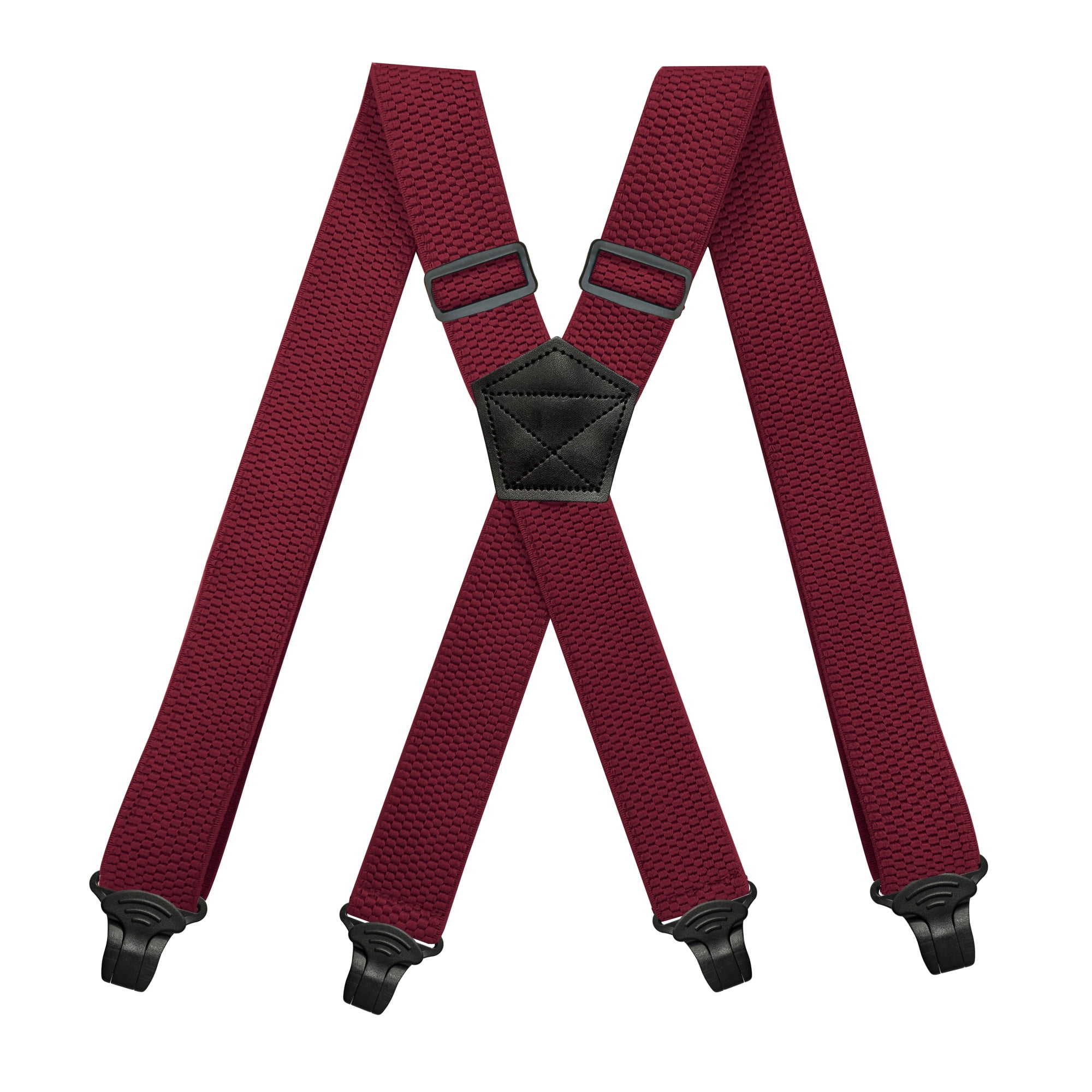 Airport Friendly Suspenders For Men Heavy Duty 1.5 inch Fully Elastic ...