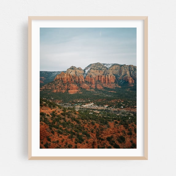 Airport Mesa View, Sedona 01 - Sedona Arizona Photography Oak Framed ...