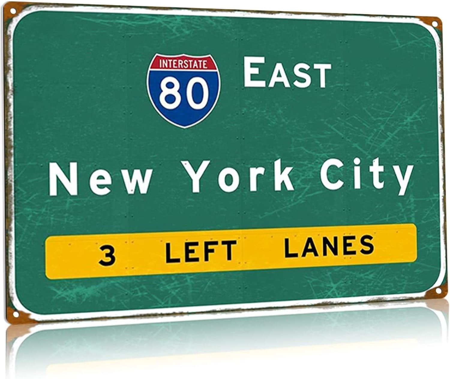 Airport Metal Tin Signs Atlanta Atl Airport Highway Poster Sign ...