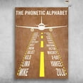 Airport Poster - The Phonetic Alphabet, Alpha, Bravo, Charlie, Delta ...
