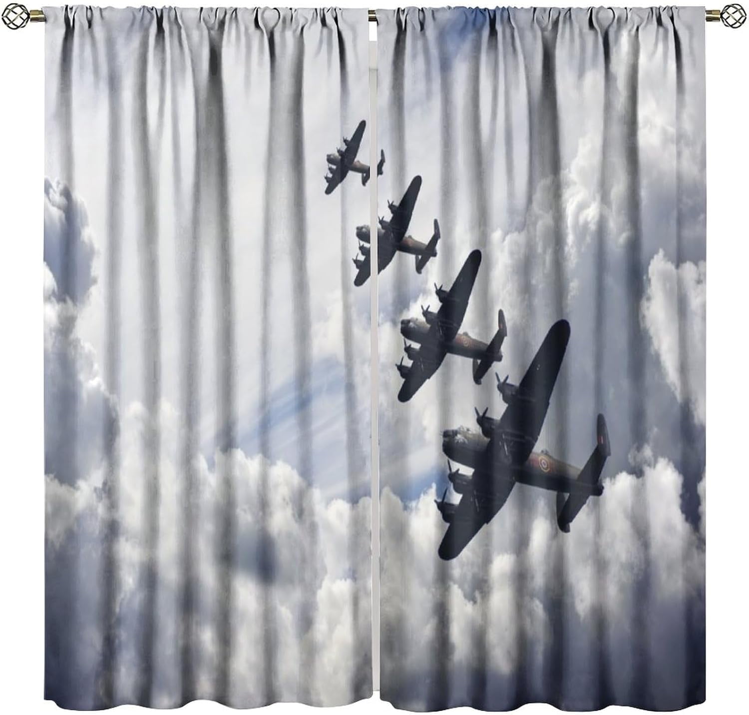 Airport Runway Airplane Curtains Airliner Landing Sunrise Sky Clouds ...