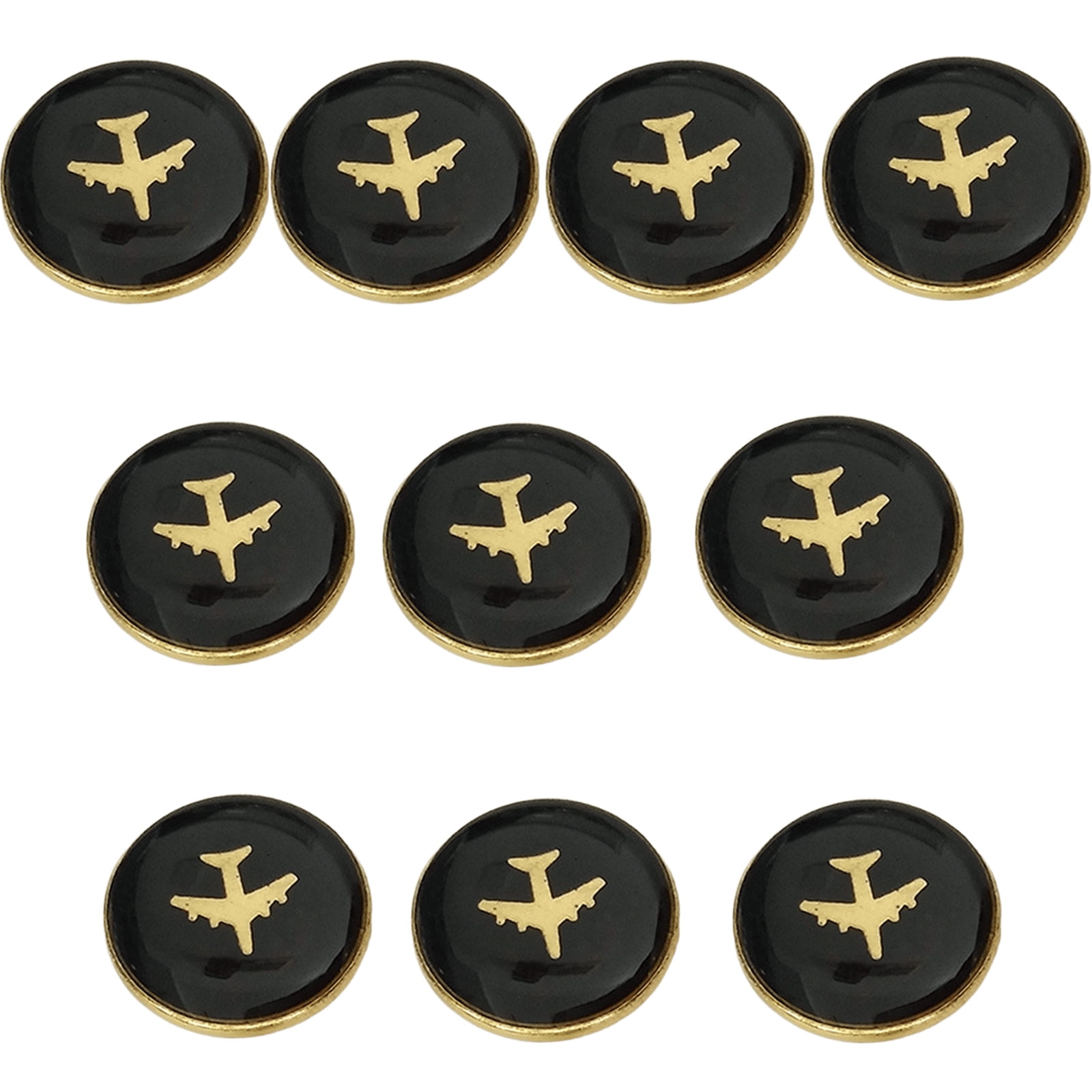Airport Uniform Buttons Rustproof Metal Buttons Fasteners Airline Crews ...