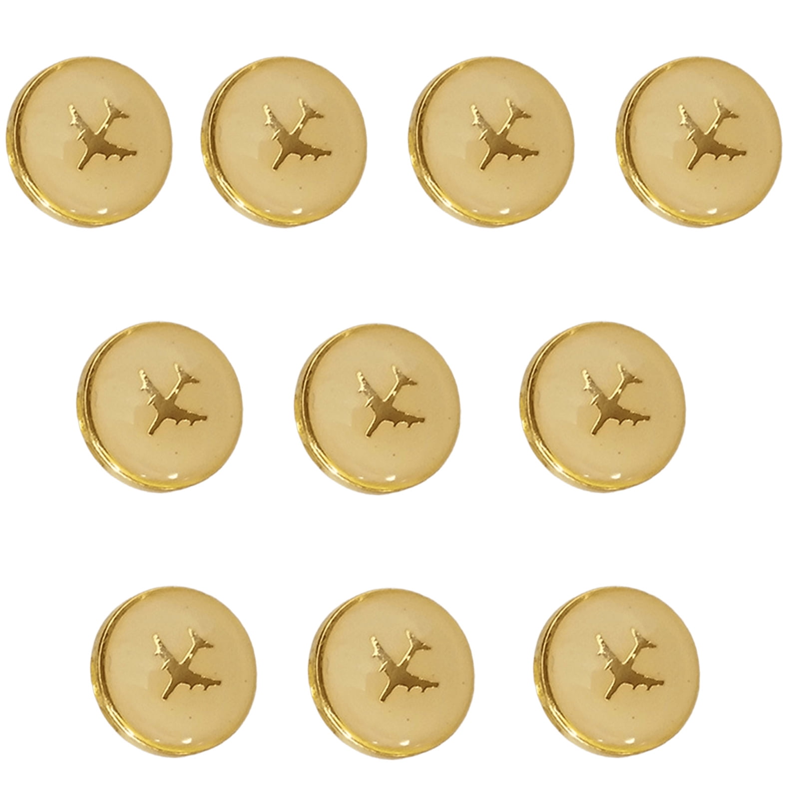 Airport Uniform Buttons Rustproof Metal Buttons Fasteners Airline Crews ...