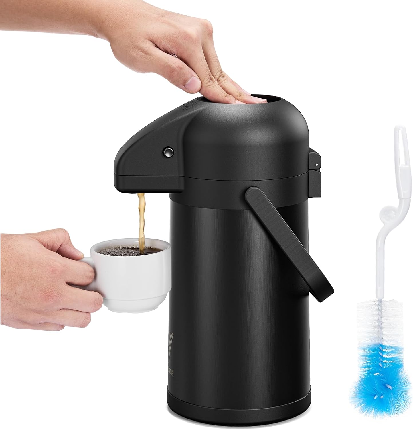 Airpot Coffee Carafe for Keeping Hot - 64 OZ/ 2.0L Coffee Dispenser ...