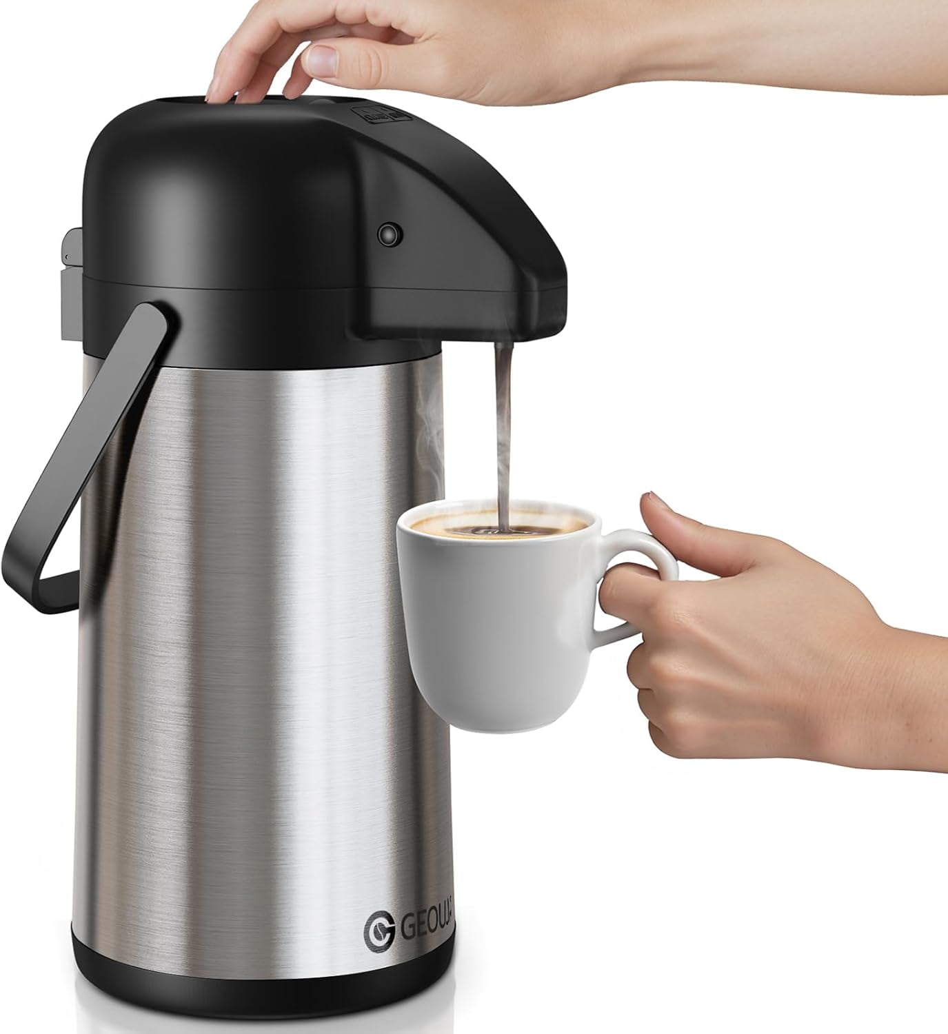 Airpot Coffee Carafe for Keeping Hot - 85 OZ / 2.5L Large Coffee ...
