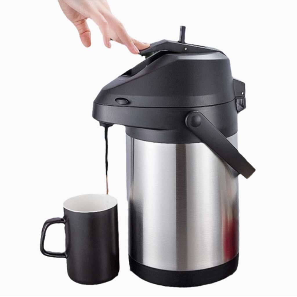 Airpot Coffee Dispenser Thermal with Pump,Coffee Airpot Stainless Steel ...