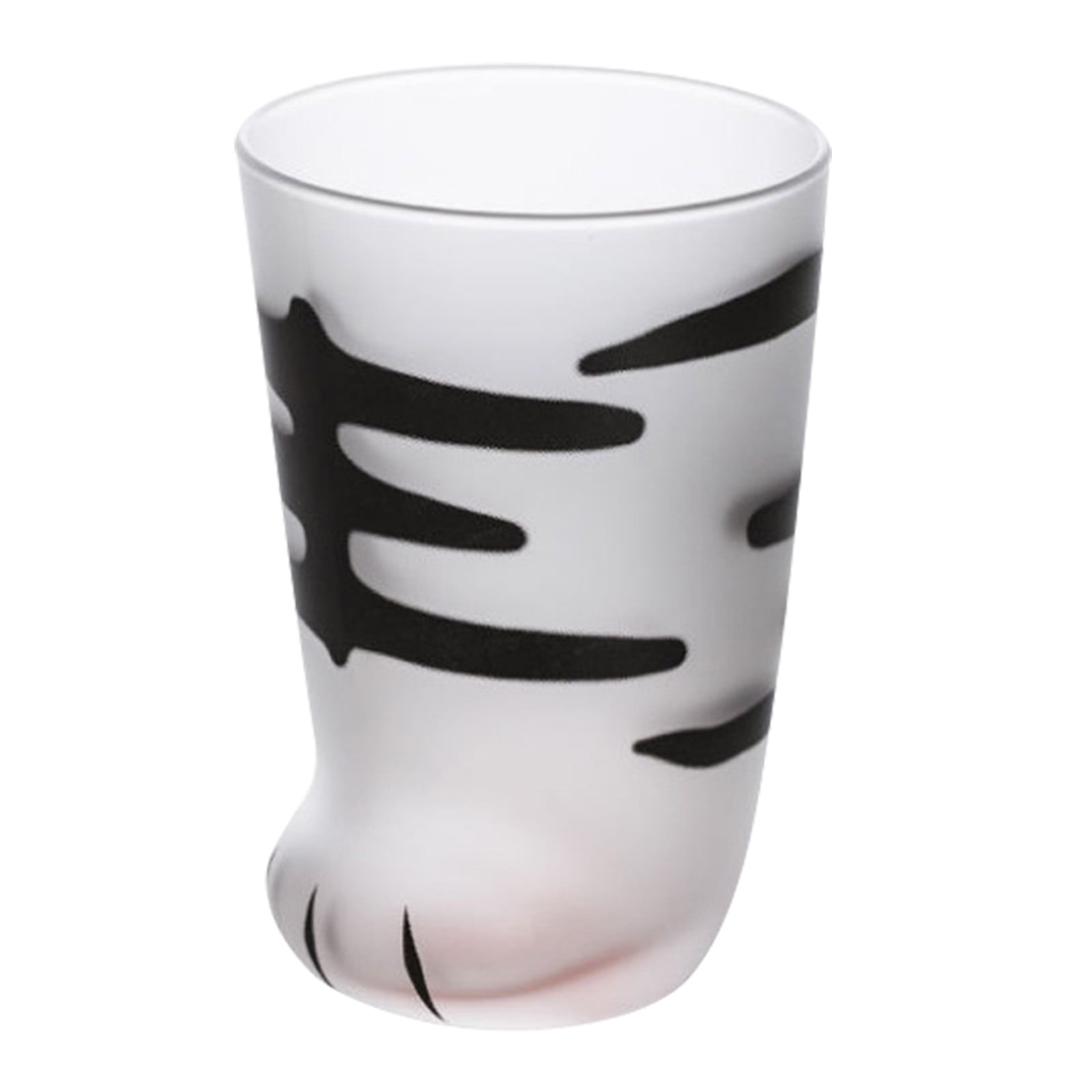 Airpow Foot Glass Cup Frosted Claw Milk Glass Beer Drink Cup Cups for ...