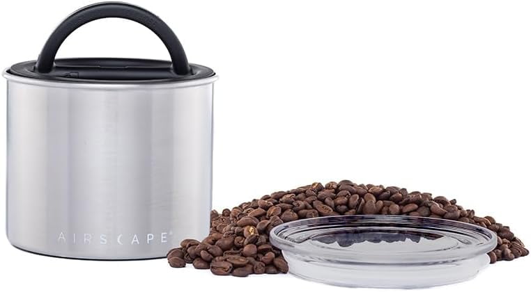 Airscape Stainless Steel Coffee Canister | Food Storage Container ...