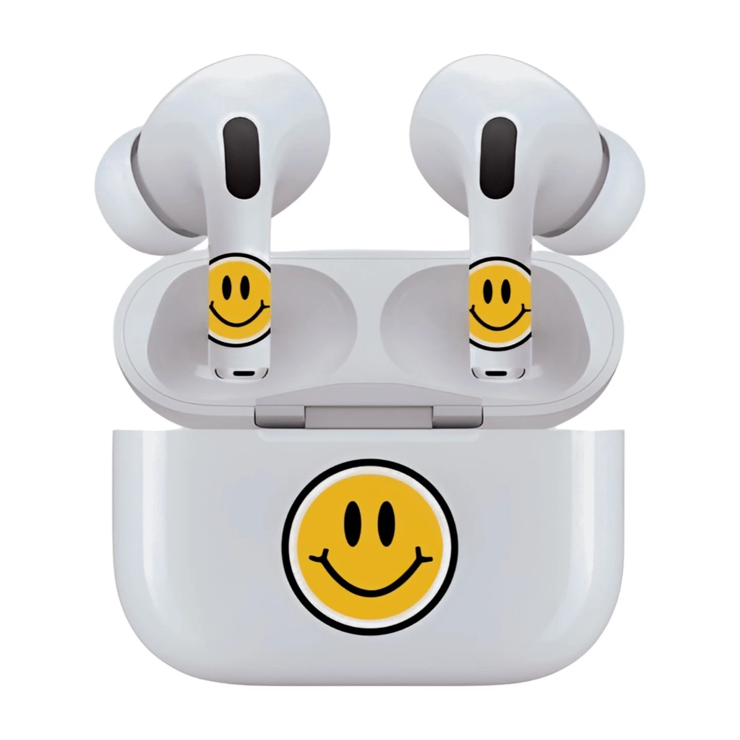 Airskins For Airpods 4, Smiley Face Design Decals, Scratch-Resistant ...