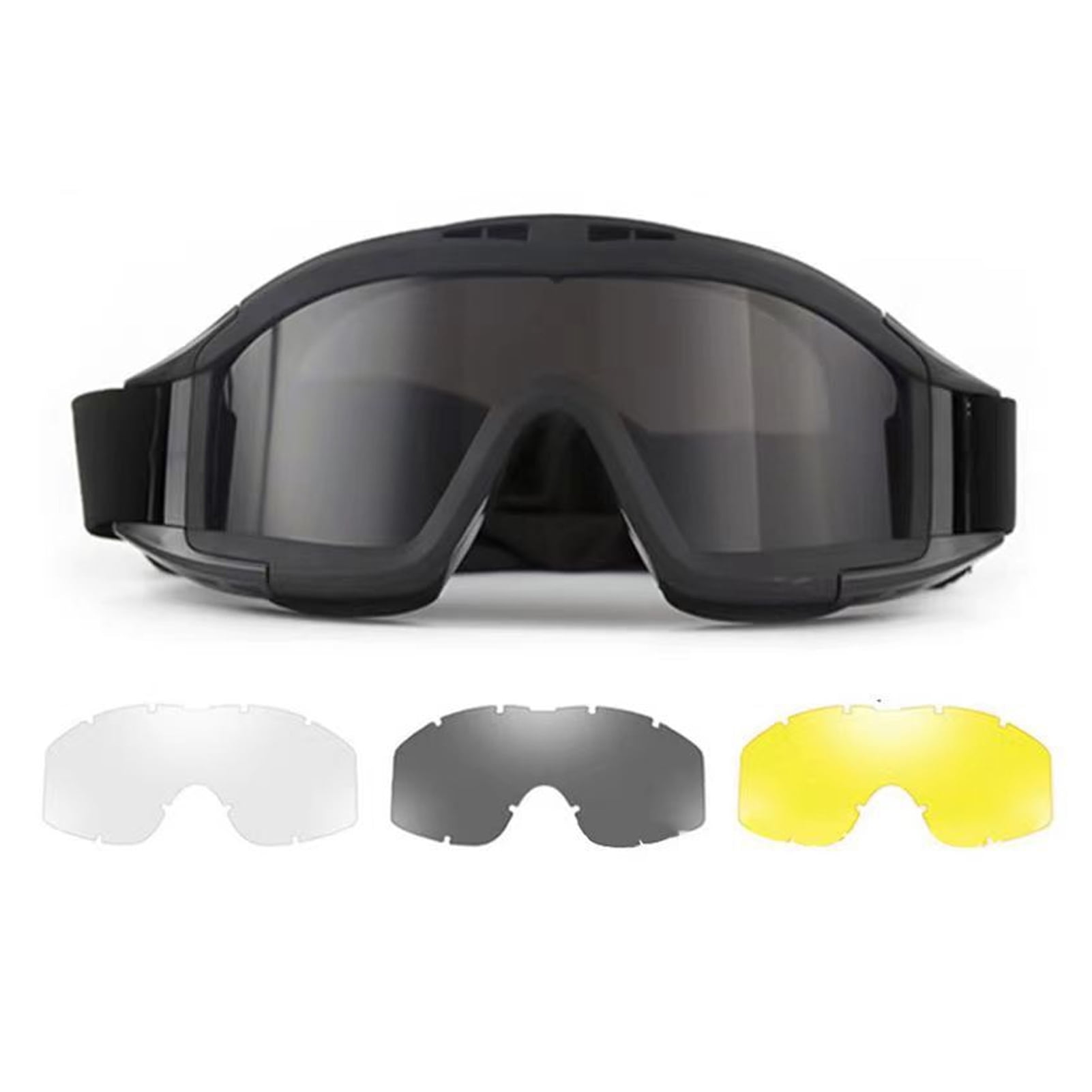 Airsoft Goggles Desert Locust Goggles Anti Fog Safety Glasses Impact ...