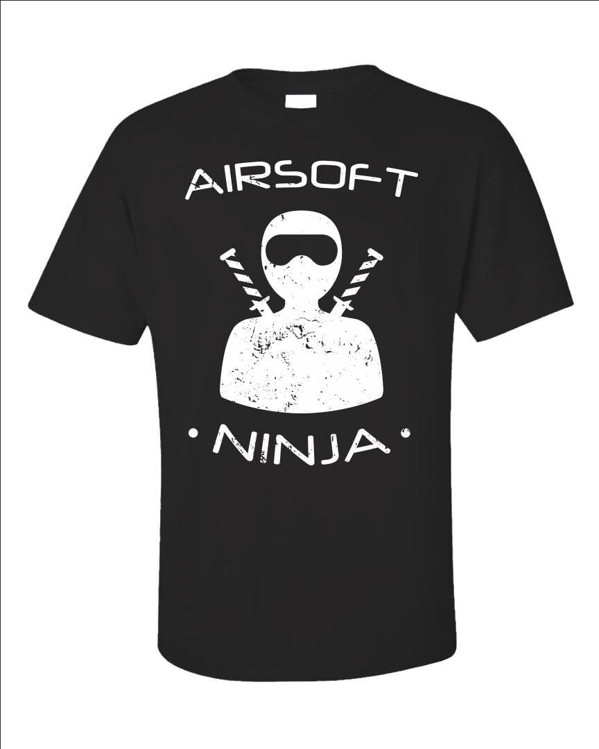 Airsoft Ninja T-Shirt | Funny Tactical Tee for Airsoft Enthusiasts ...