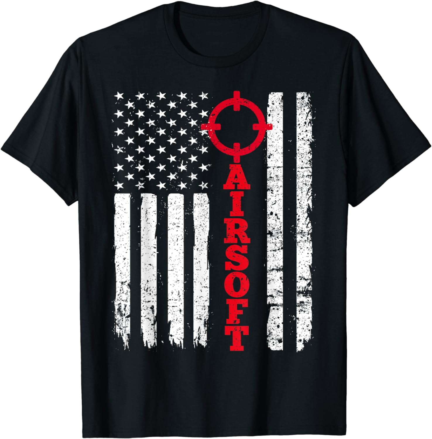 Airsoft Shirt: USA American Flag Sport Team Fan T-Shirt - Walmart.com