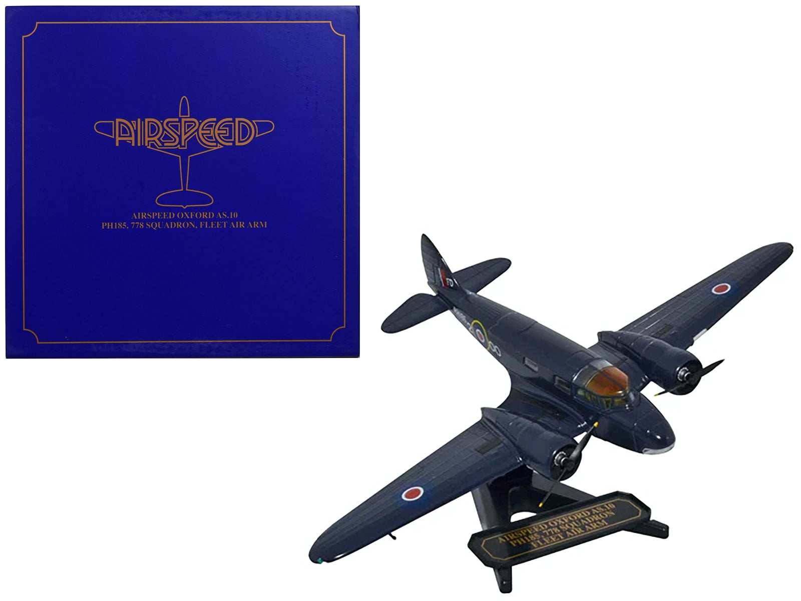 Airspeed AS.10 Oxford Aircraft "PH185 778 Squadron Fleet Air Arm" Royal ...