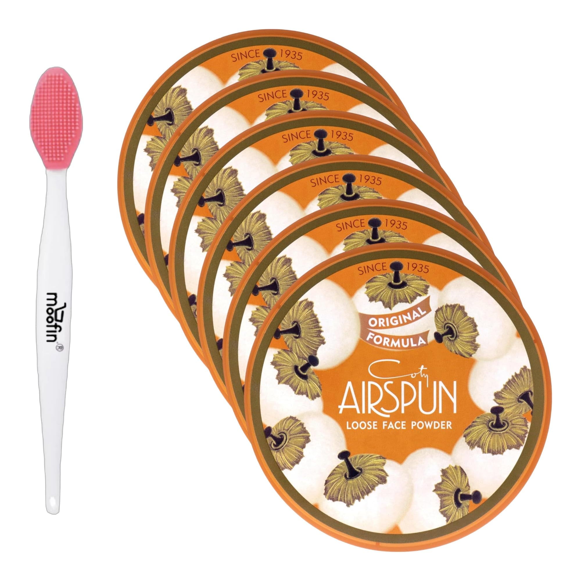 Airspun Loose Face Powder, Lightweight, Bundle With Nose Cleaning Brush ...