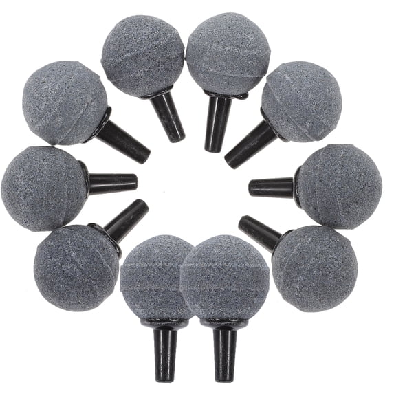Foxnovo 10Packs Air Stone Bubble Mineral Diffuser for Hydroponics Fish ...