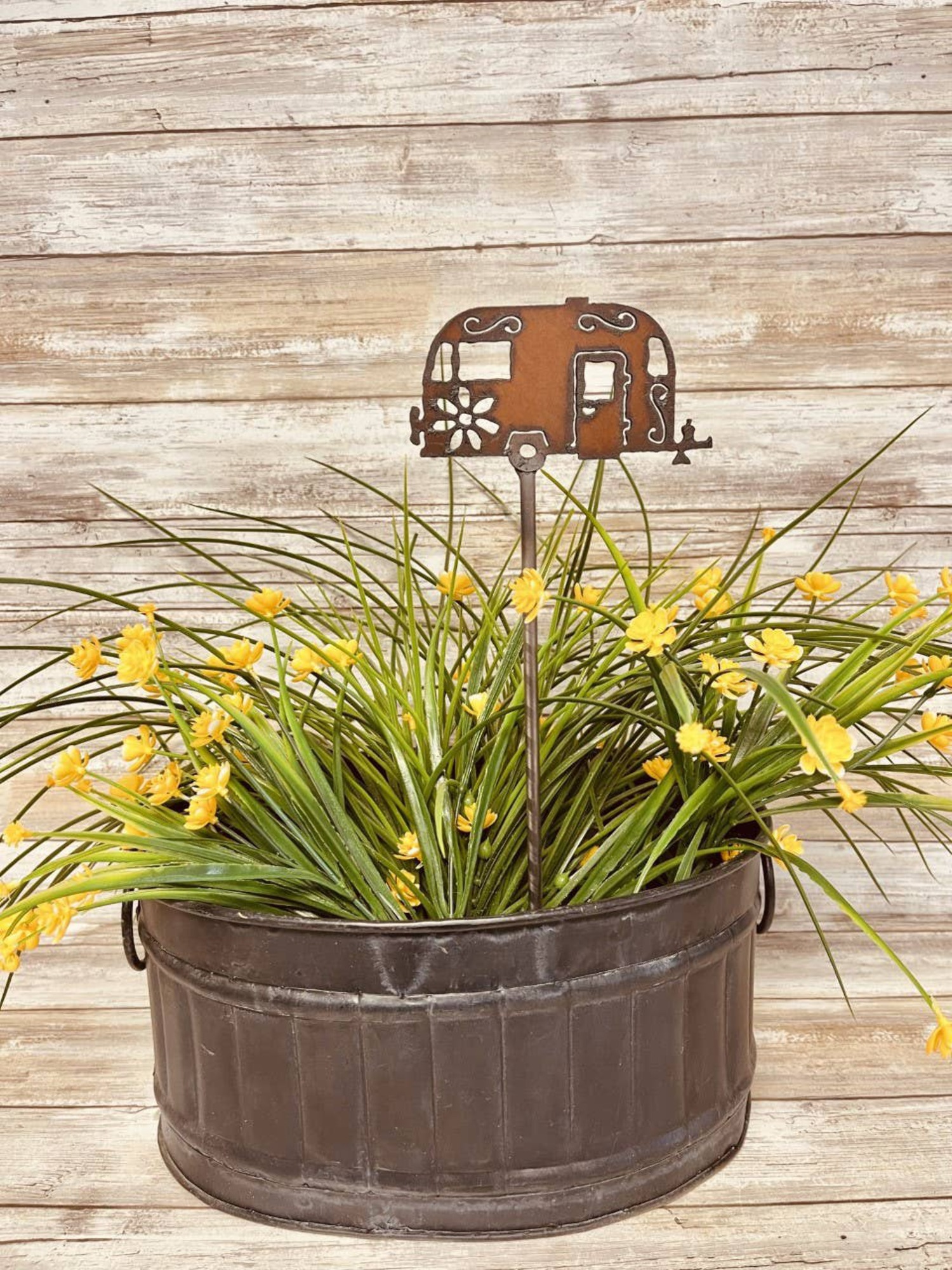 Airstream Camping Trailer GARDEN FRIEND Koa Plant Stake - Walmart.com