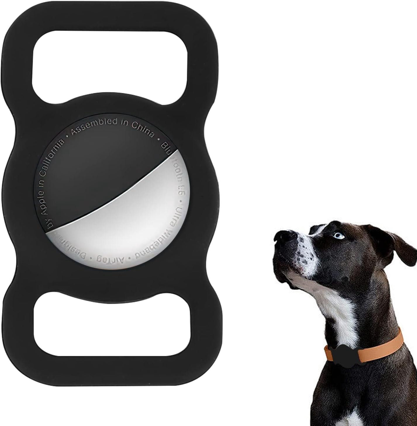 Airtag Case for Dog Collar, Soft Silicone Airtag Holder for Dog Collar ...