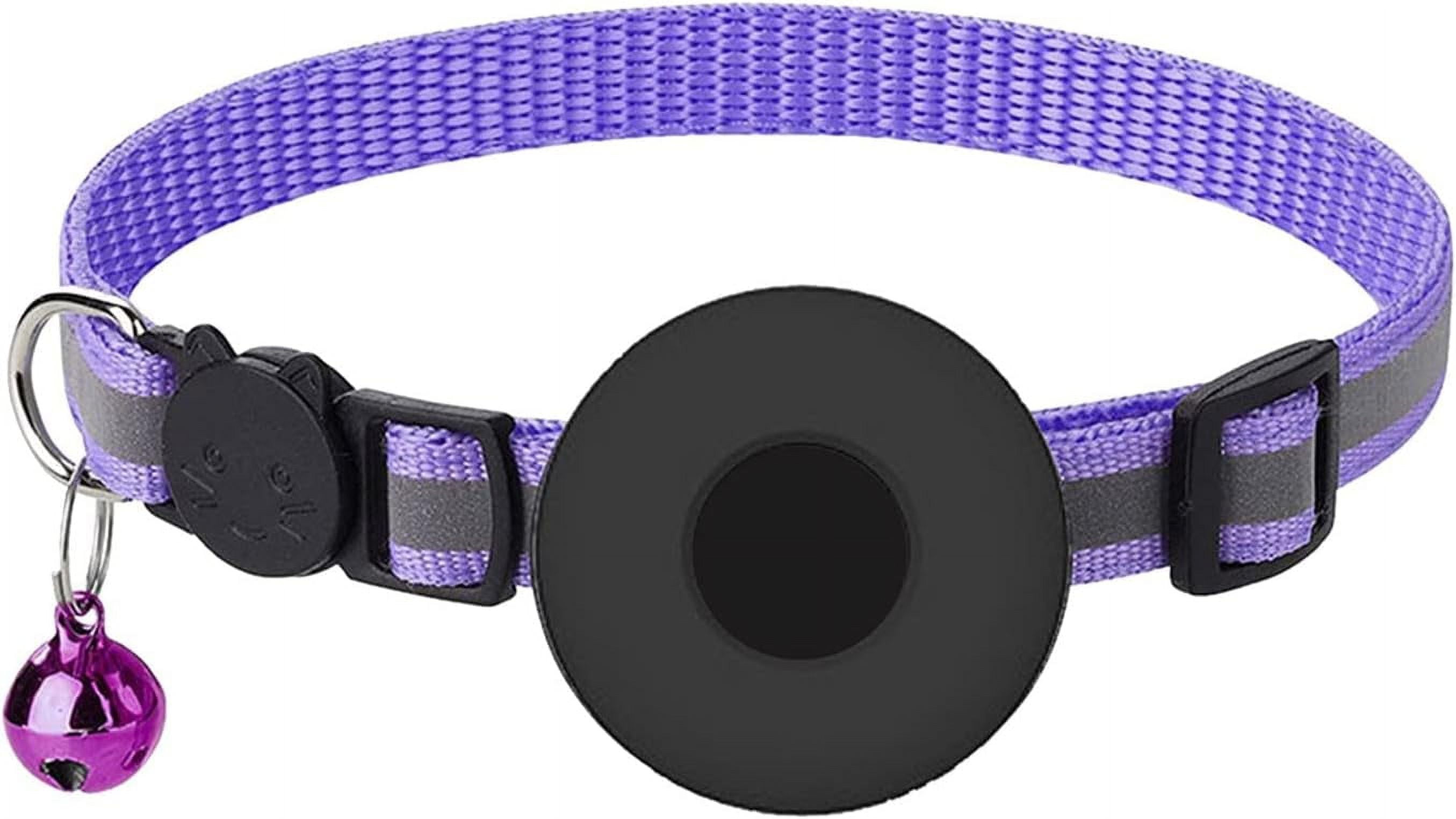 Airtag Cat Collar with Breakaway Bell Airtag Cat Collar Reflective ...