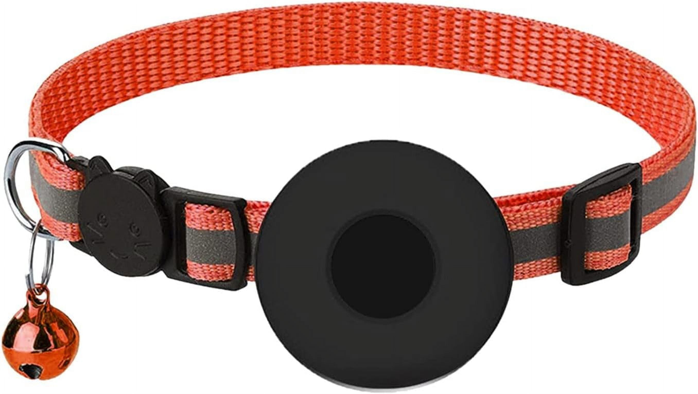 Airtag Cat Collar with Breakaway Bell Airtag Cat Collar Reflective ...