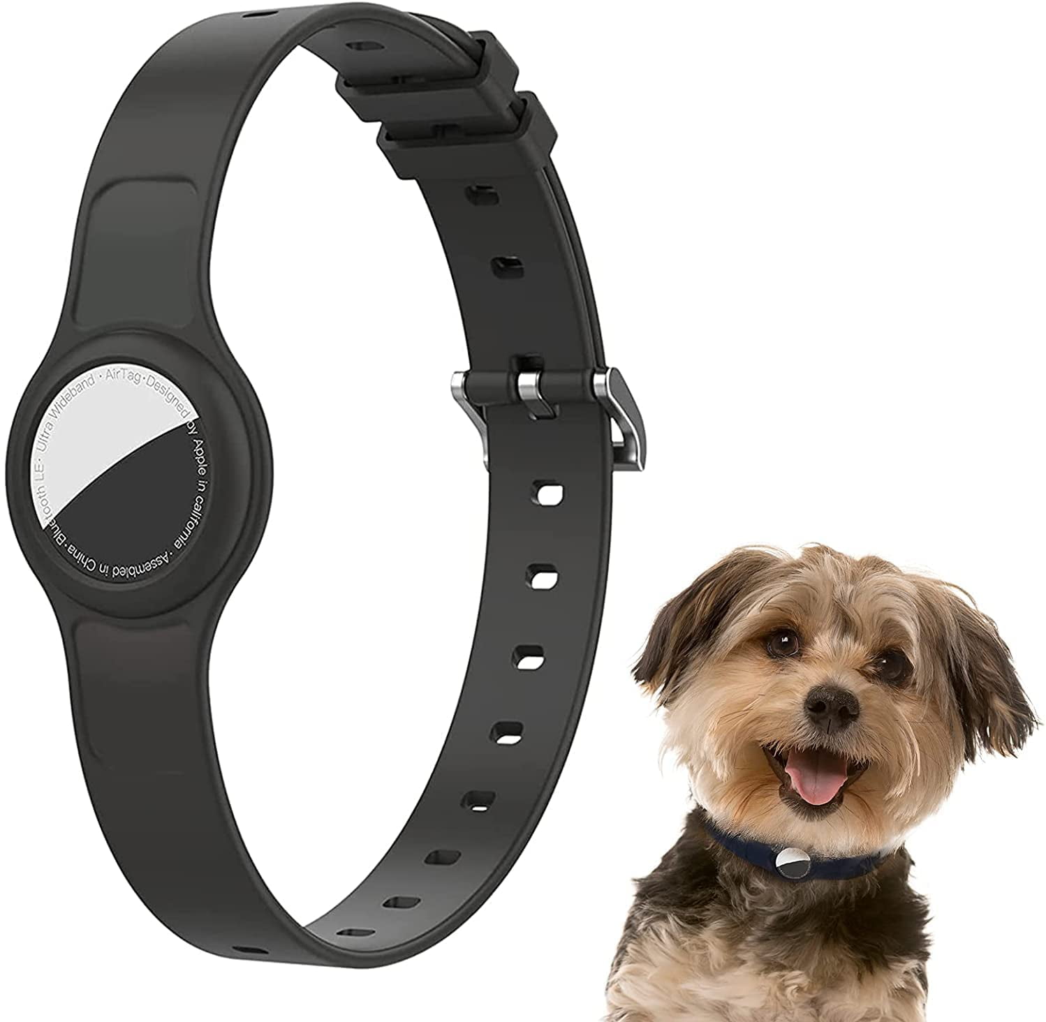 Airtag Dog Collar | Airtag Cat Collar | 8.2-15.5 Inch Silicone Airtag ...