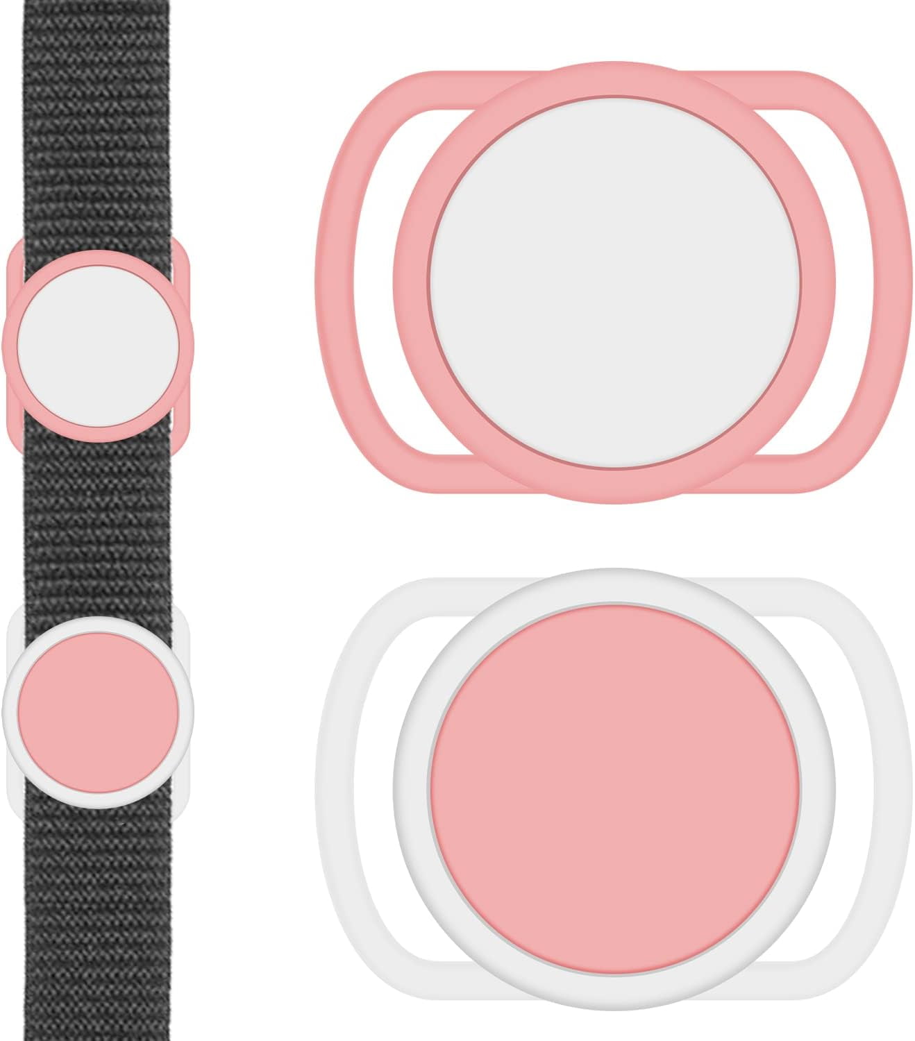 Airtag Dog Collar Holder,Airtag Protective Case for Dog Cat Collar ...