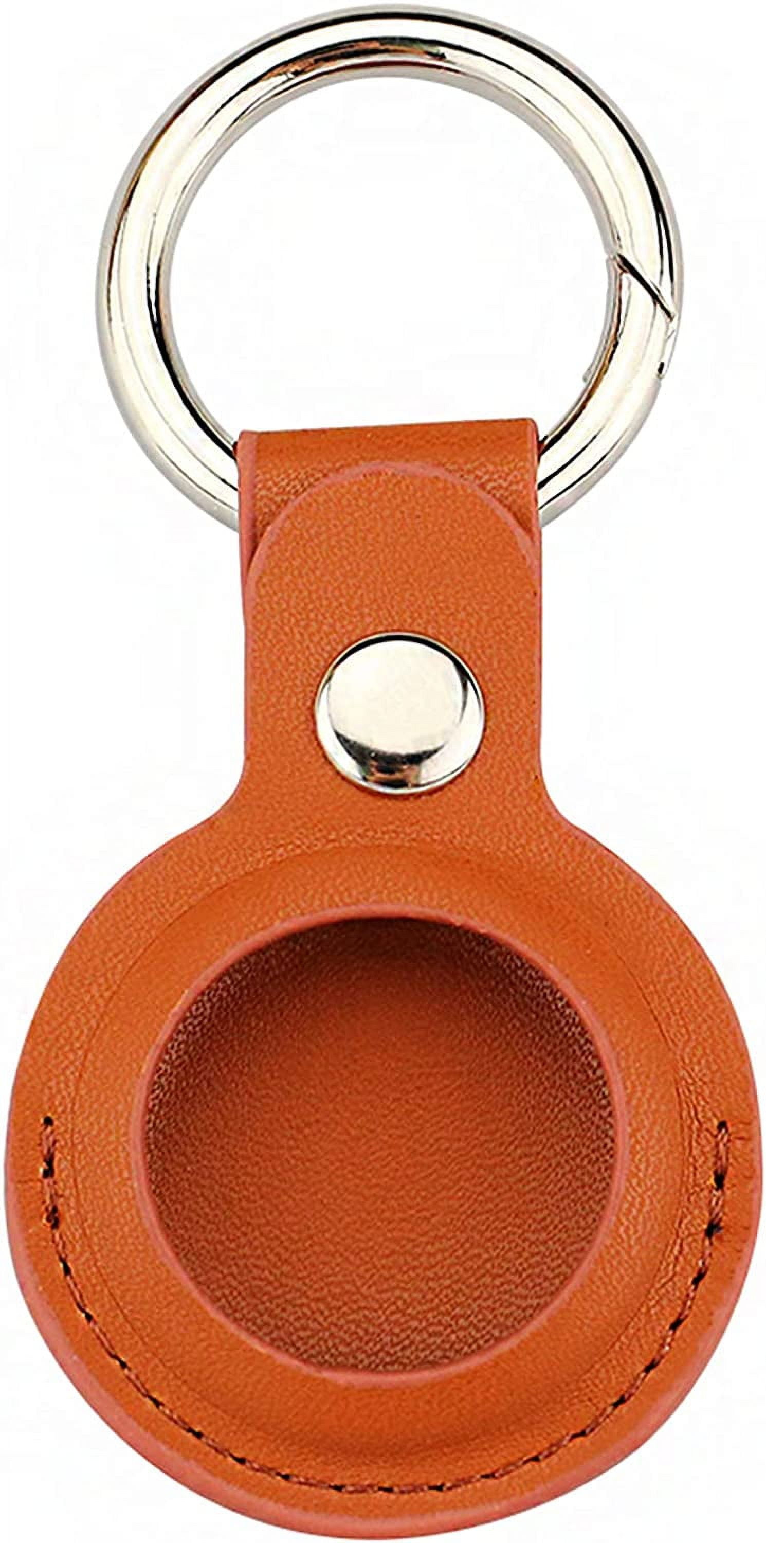 Airtag Holder Case - Key Ring for Apple Airtag (Brown) - Walmart.com