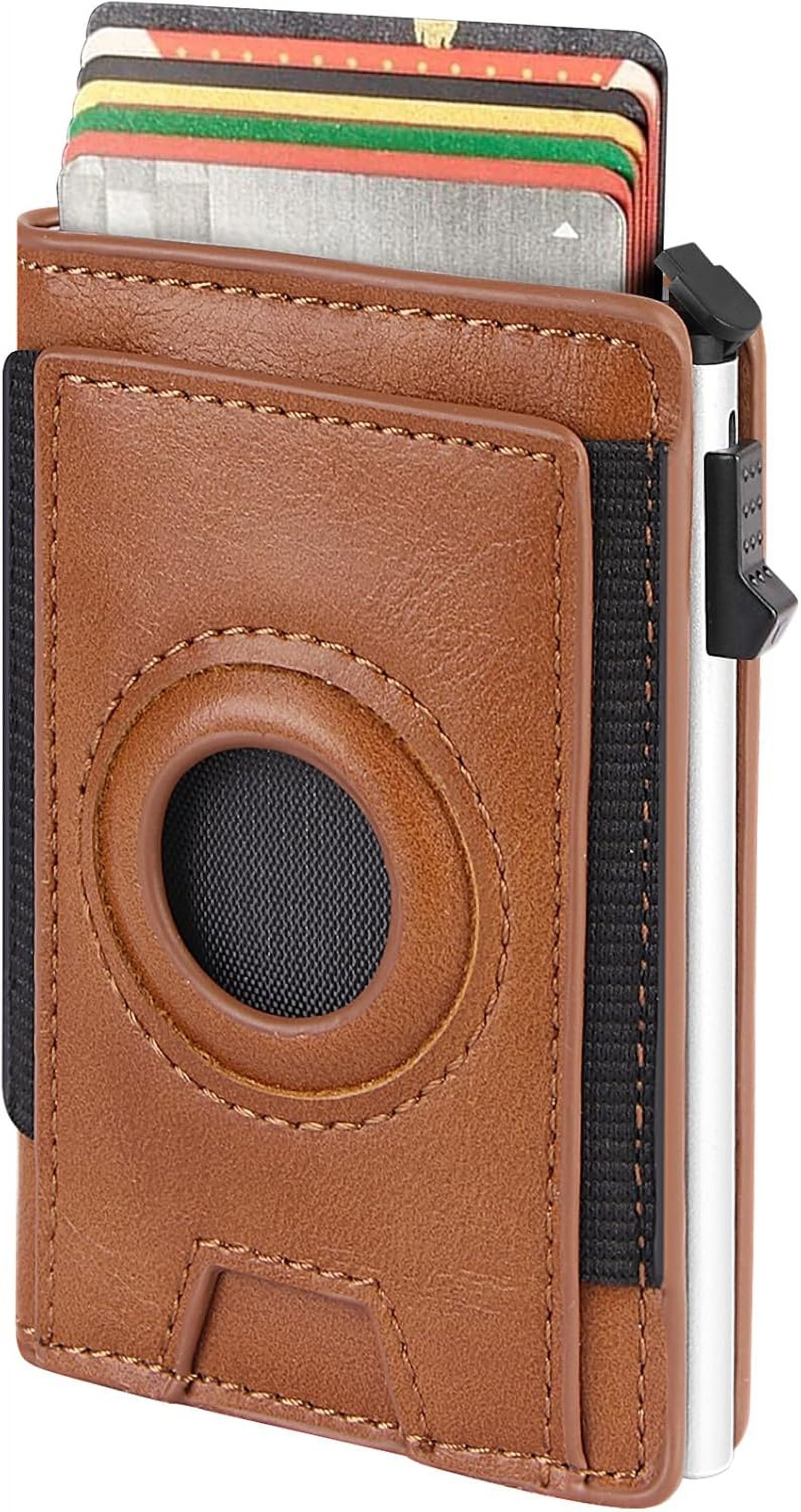 Airtag Wallet for Men, Mens Wallet Minimalist Slim Air Tag Wallet, RFID ...