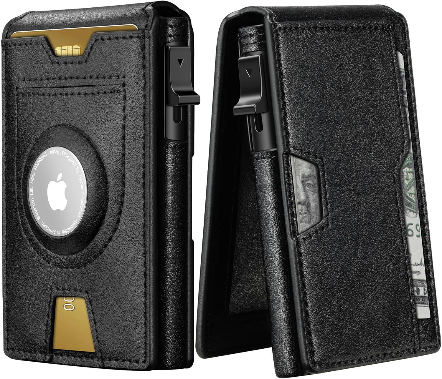 Airtag Wallet, Smart Wallet, Air Tag Wallet for Men, Leather Wallet ...