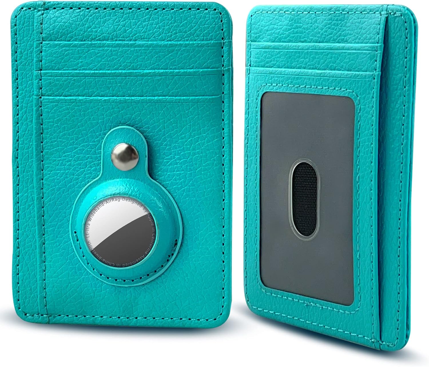 Airtag Wallet for Men with Air Tag Holder, Slim Minimalist Front Pocket ...