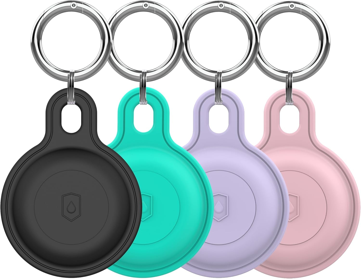 Airtags 4 Pack, Airtag Keychain Holder for Travel, Waterproof Air tag ...