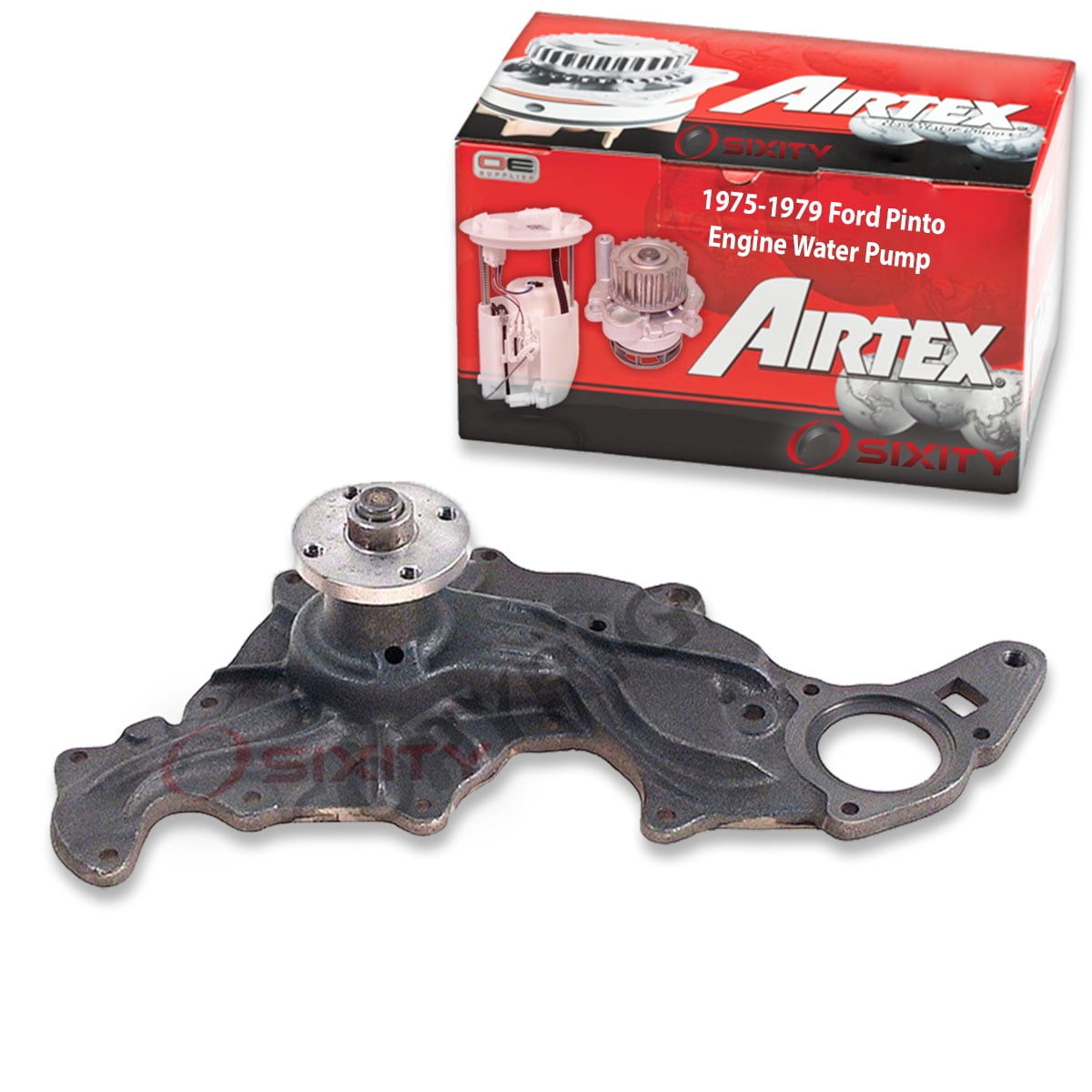 Airtex Engine Water Pump compatible with Ford Pinto 2.8L V6 1975-1979 ...